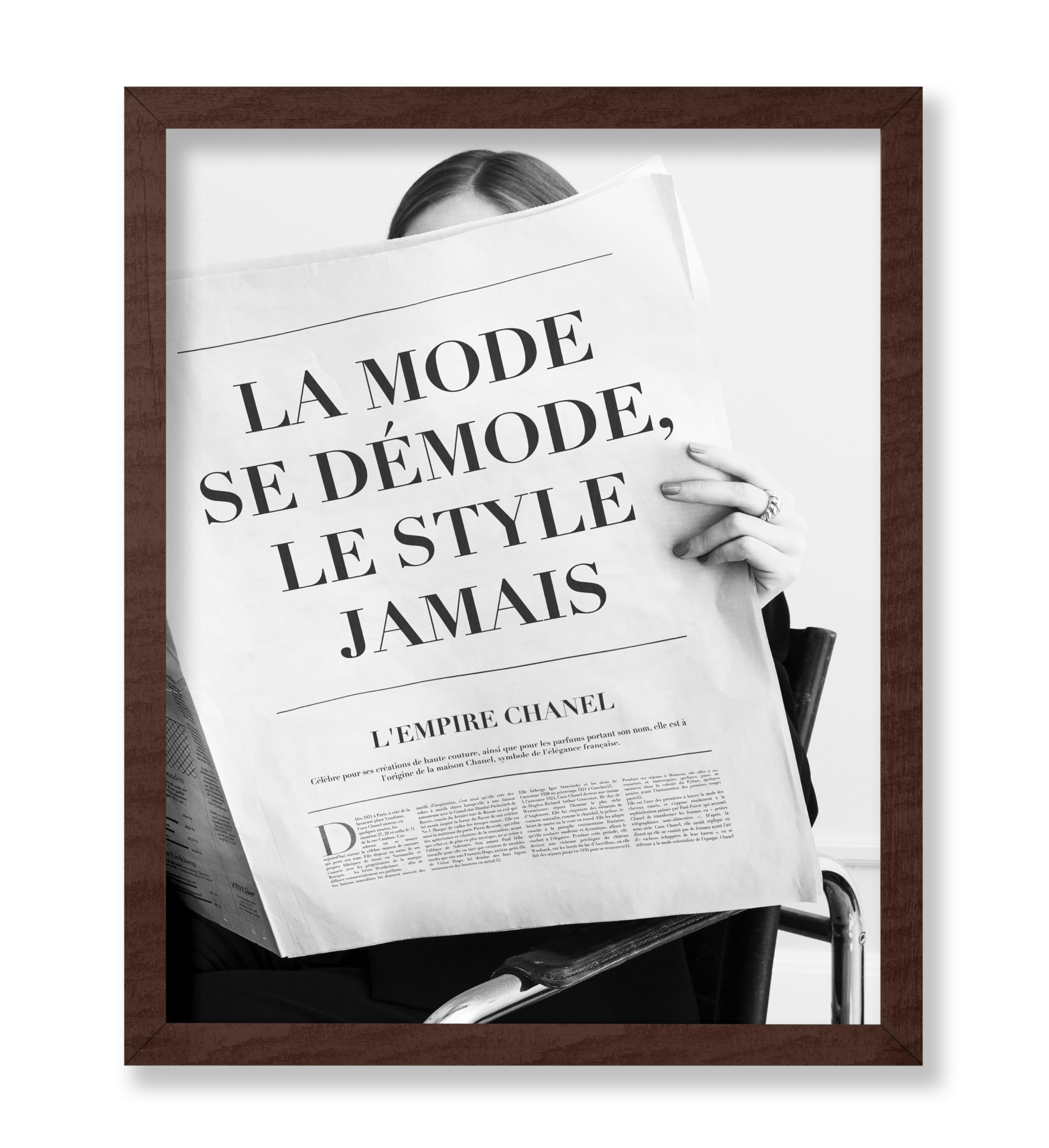 Poster Master Reading The Paper Poster - Newspaper Print - Photography ...