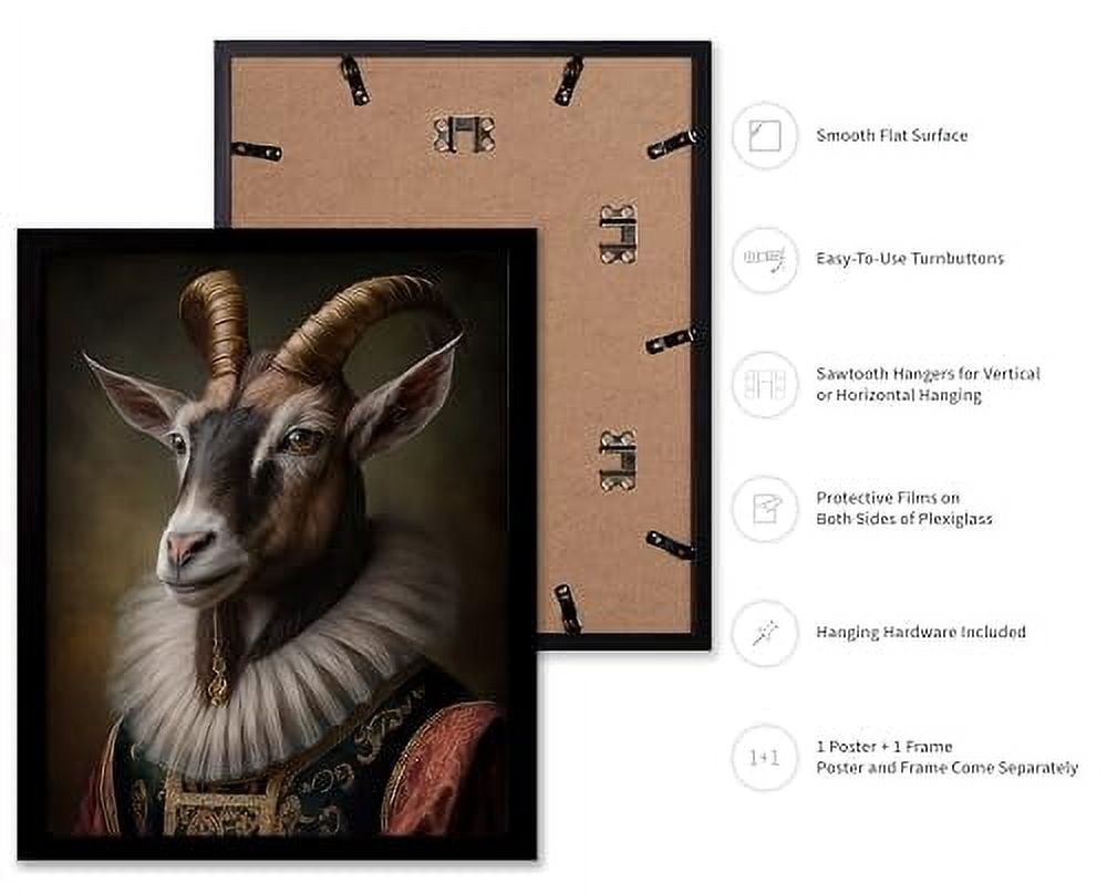 Poster Master Renaissance Animal Poster - Retro Funny Print - Gift for ...