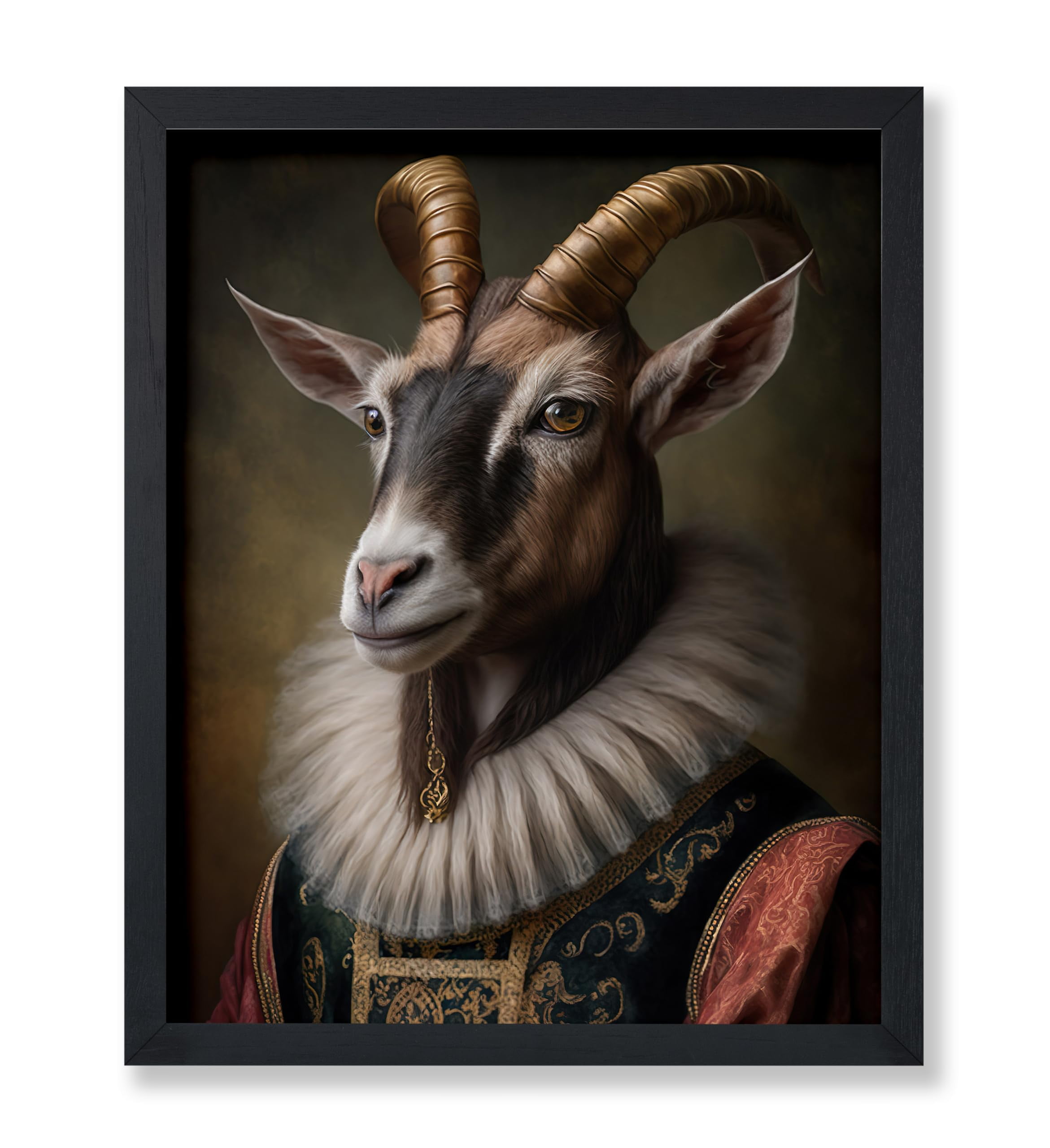 Poster Master Renaissance Animal Poster - Retro Funny Print - 8x10 ...