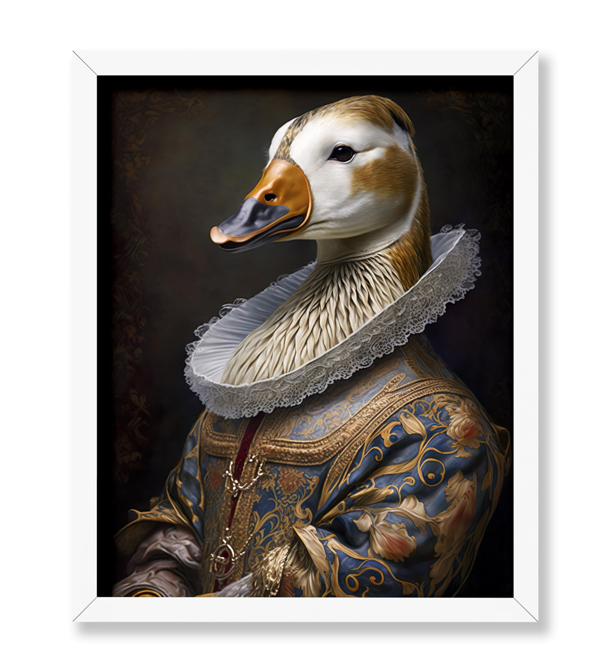 Poster Master Renaissance Animal Poster - Retro Funny Print - Gift for ...