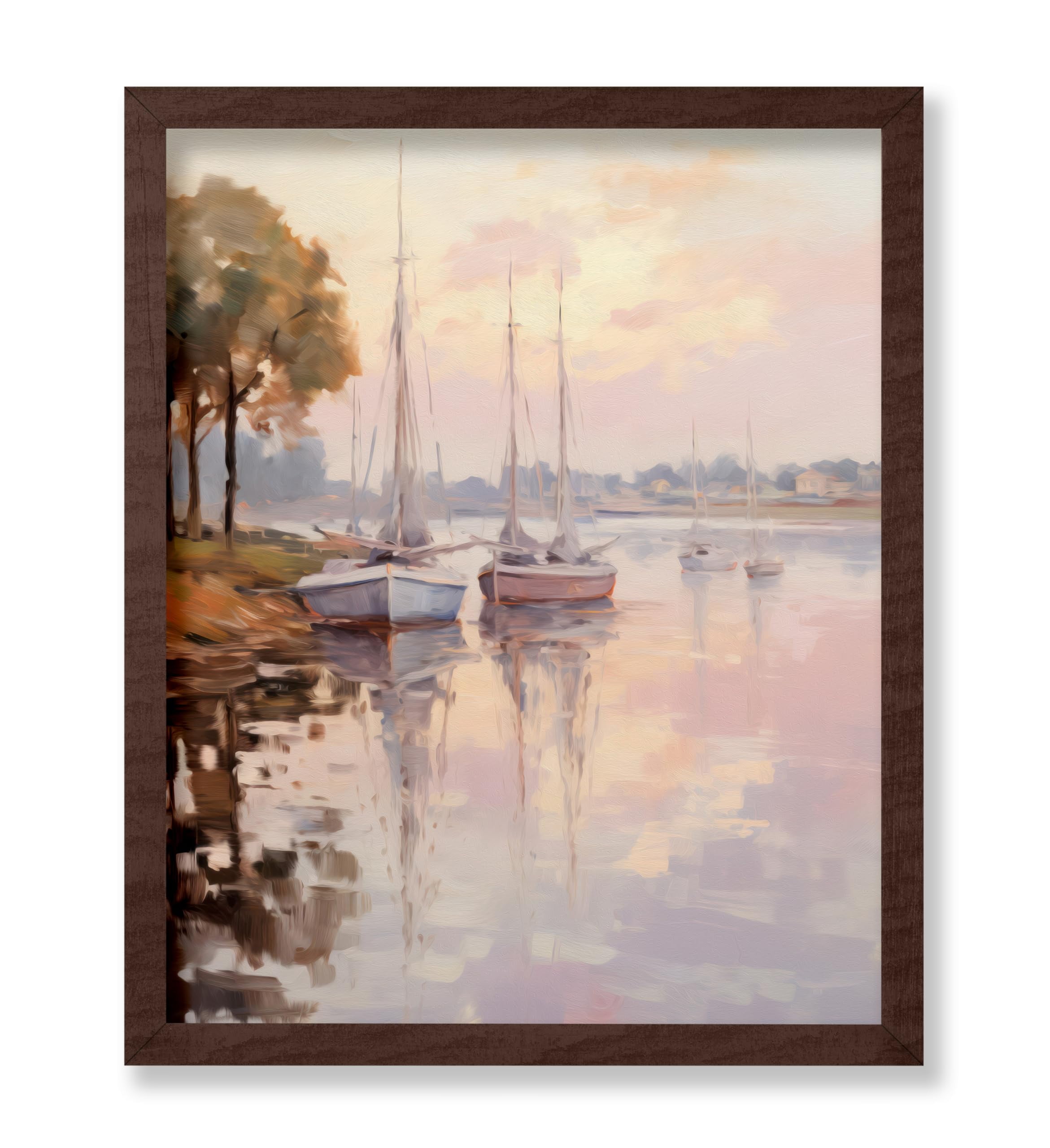 Poster Master Sail Boats Poster - Retro Sailing Print - Sea Harbor Art ...