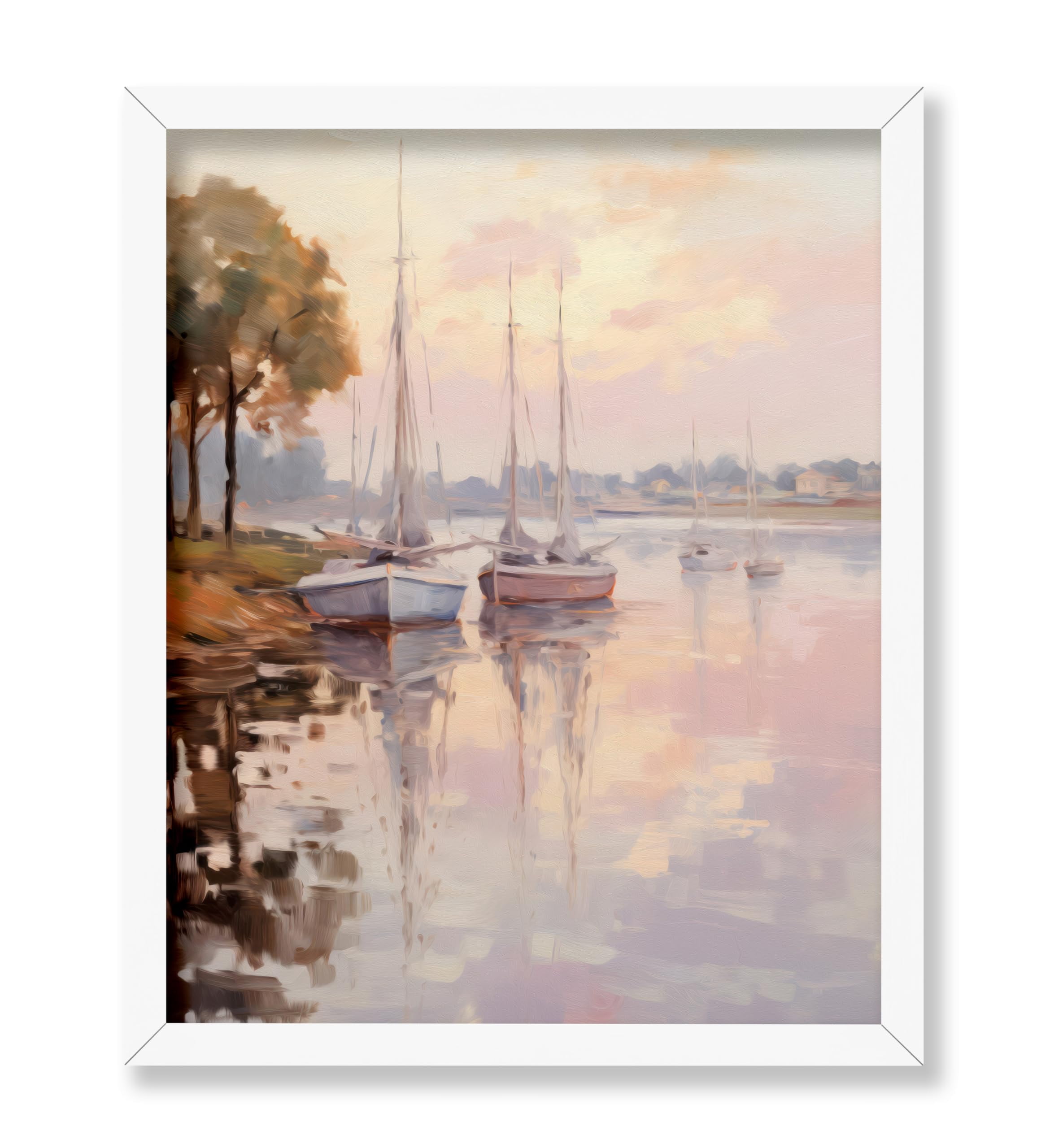 Poster Master Sail Boats Poster - Retro Sailing Print - Sea Harbor Art ...