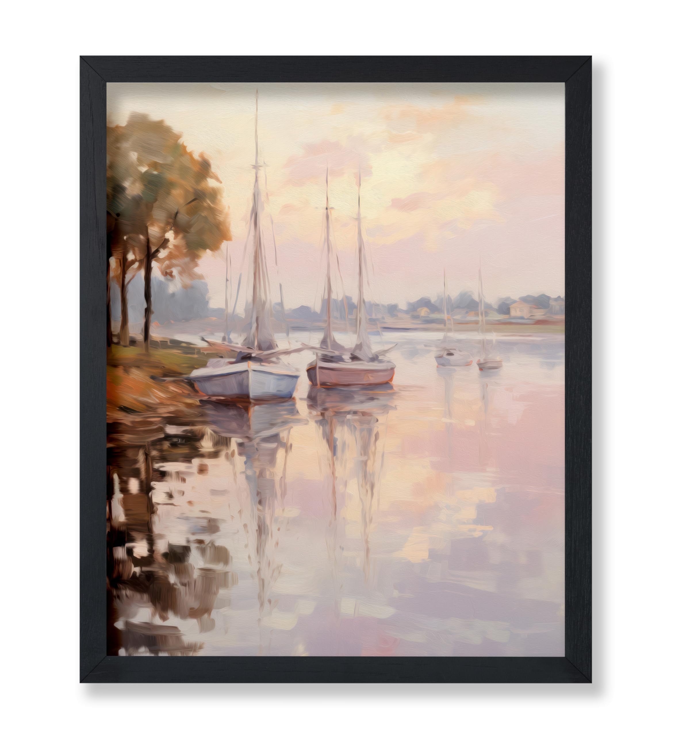 Poster Master Sail Boats Poster - Retro Sailing Print - Sea Harbor Art ...