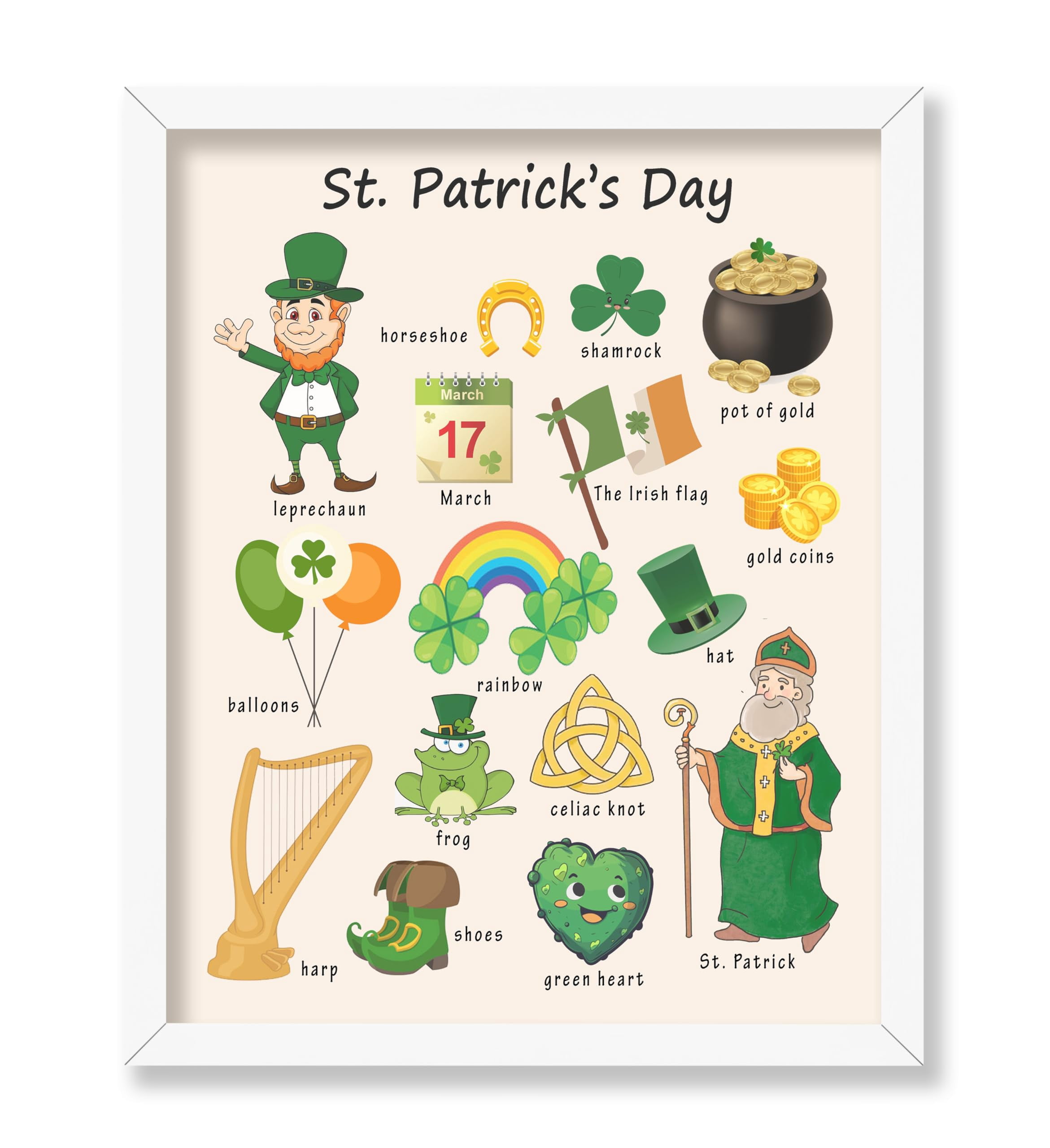 Poster Master Saint Patrick's Day Poster - Educational Print - Learning ...