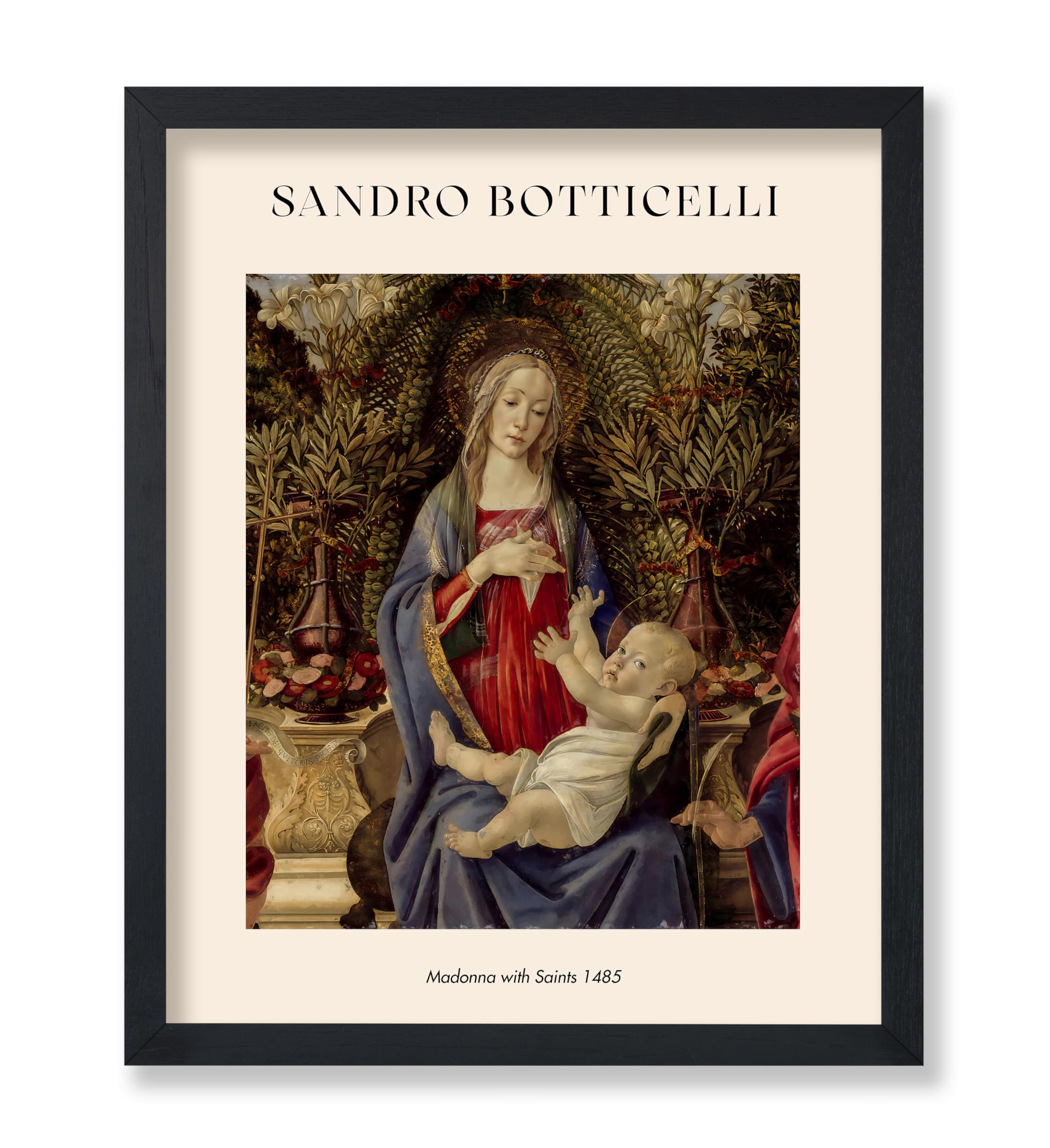Poster Master Sandro Botticelli Poster - Madonna of the Book Print ...