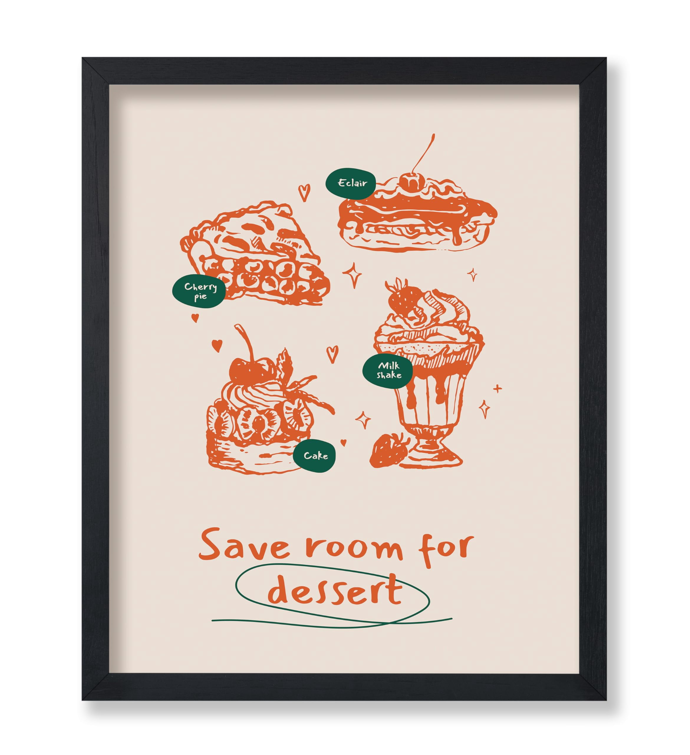 Poster Master Save Room For Dessert Poster - Retro Cake Print ...