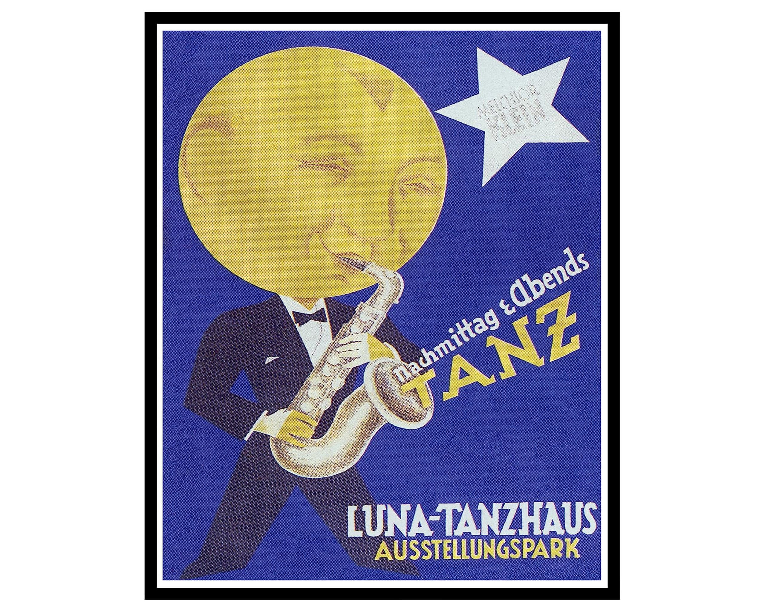 Poster Master Saxophone Player Poster - Vintage Music Jaz Wall Art ...