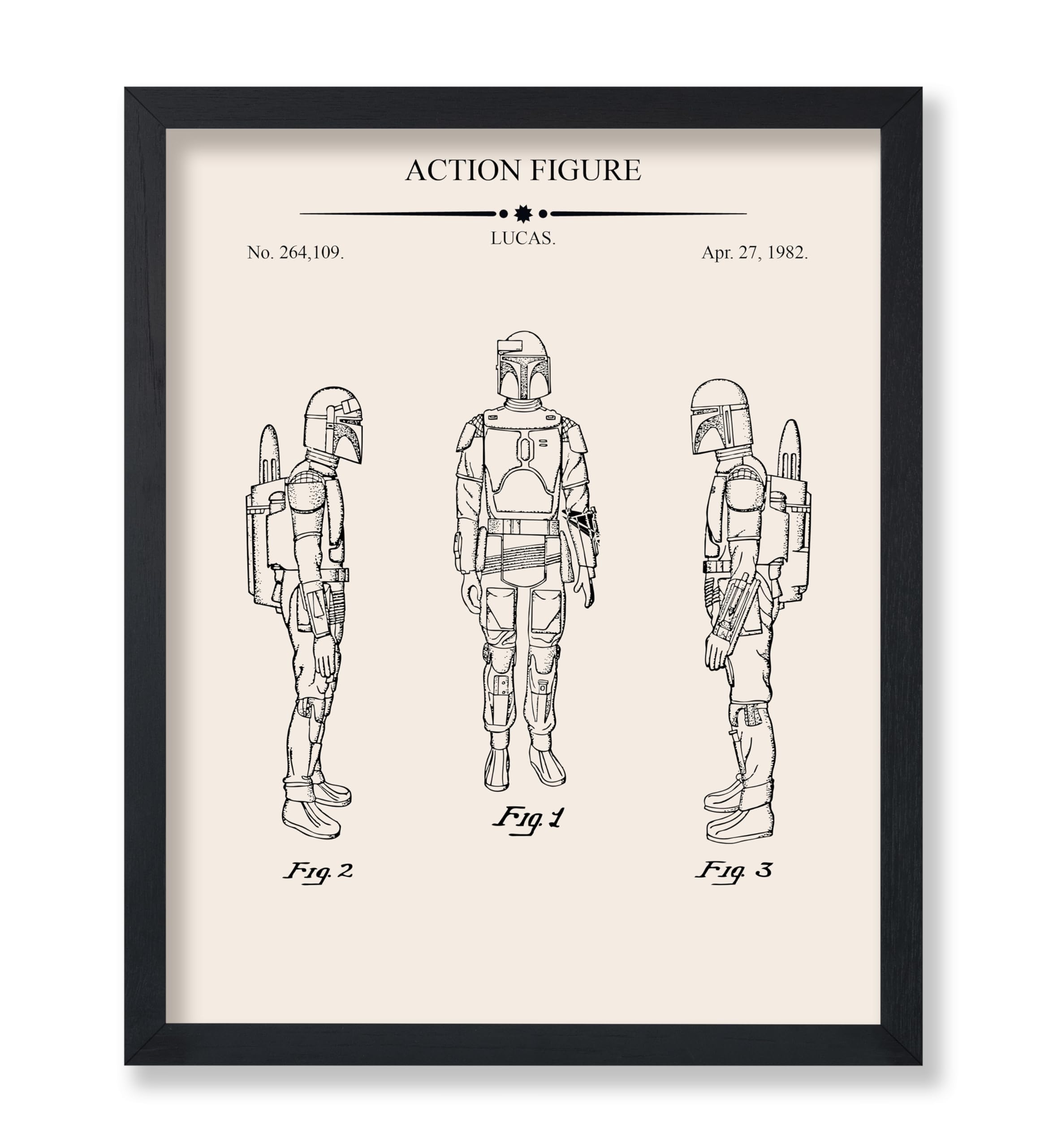 Poster Master Sci Fi Armor Blueprint Poster - Sci Fi Armor Patent Print ...