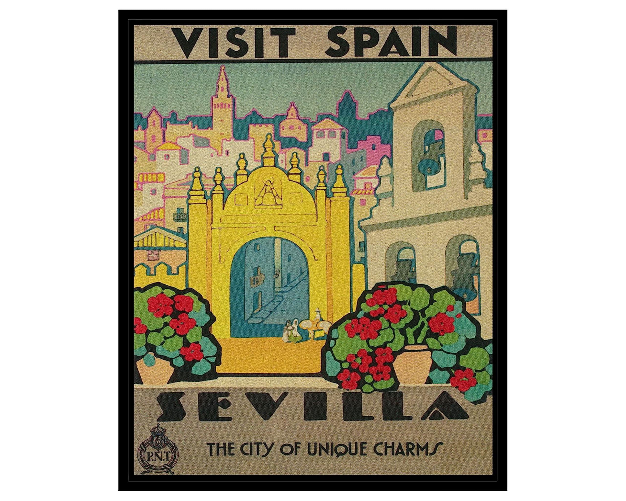 Poster Master Sevilla Spain Print - Vintage Travel Poster - Visit Spain ...