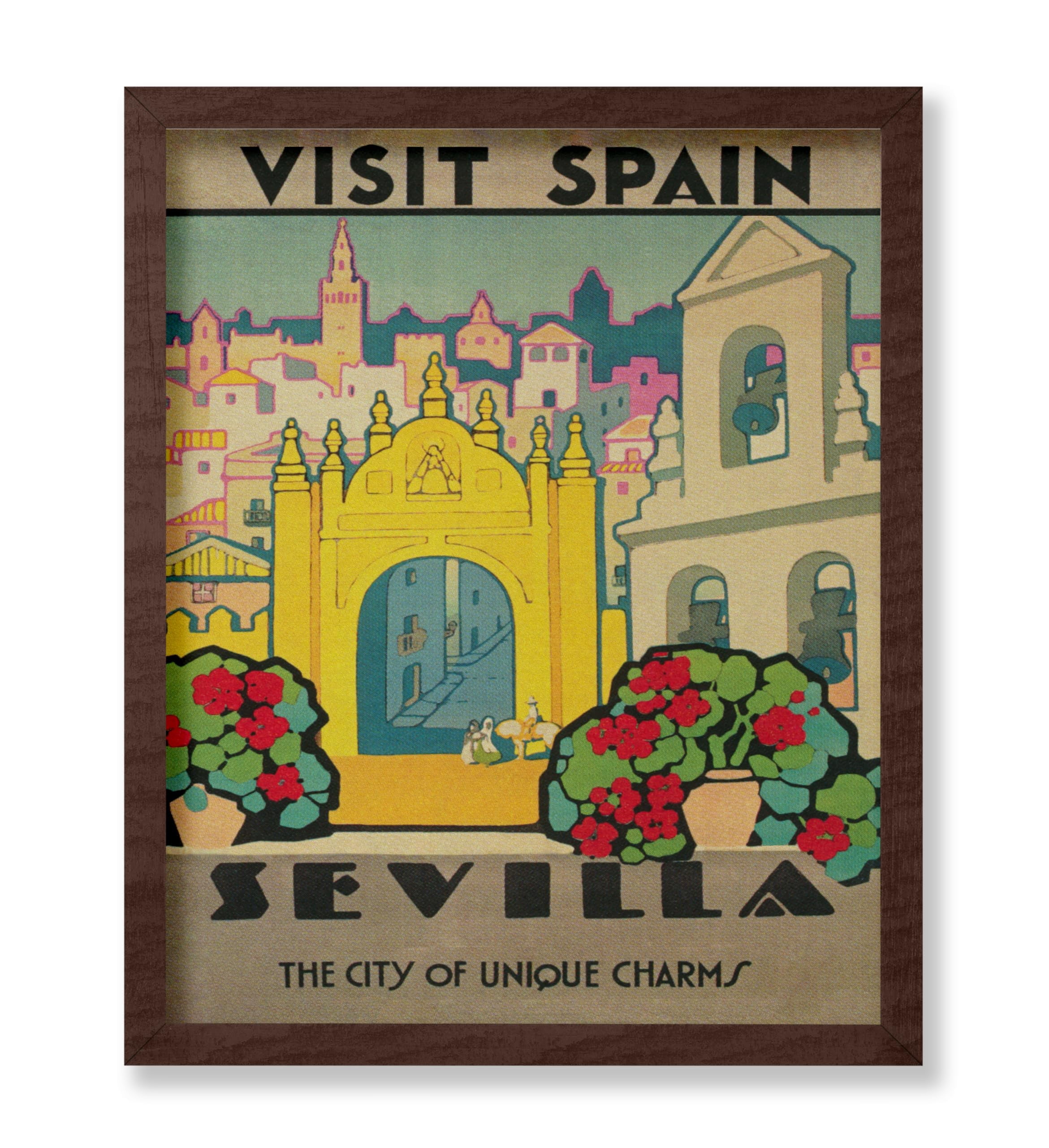 Poster Master Sevilla Spain Print - Vintage Travel Poster - Visit Spain ...