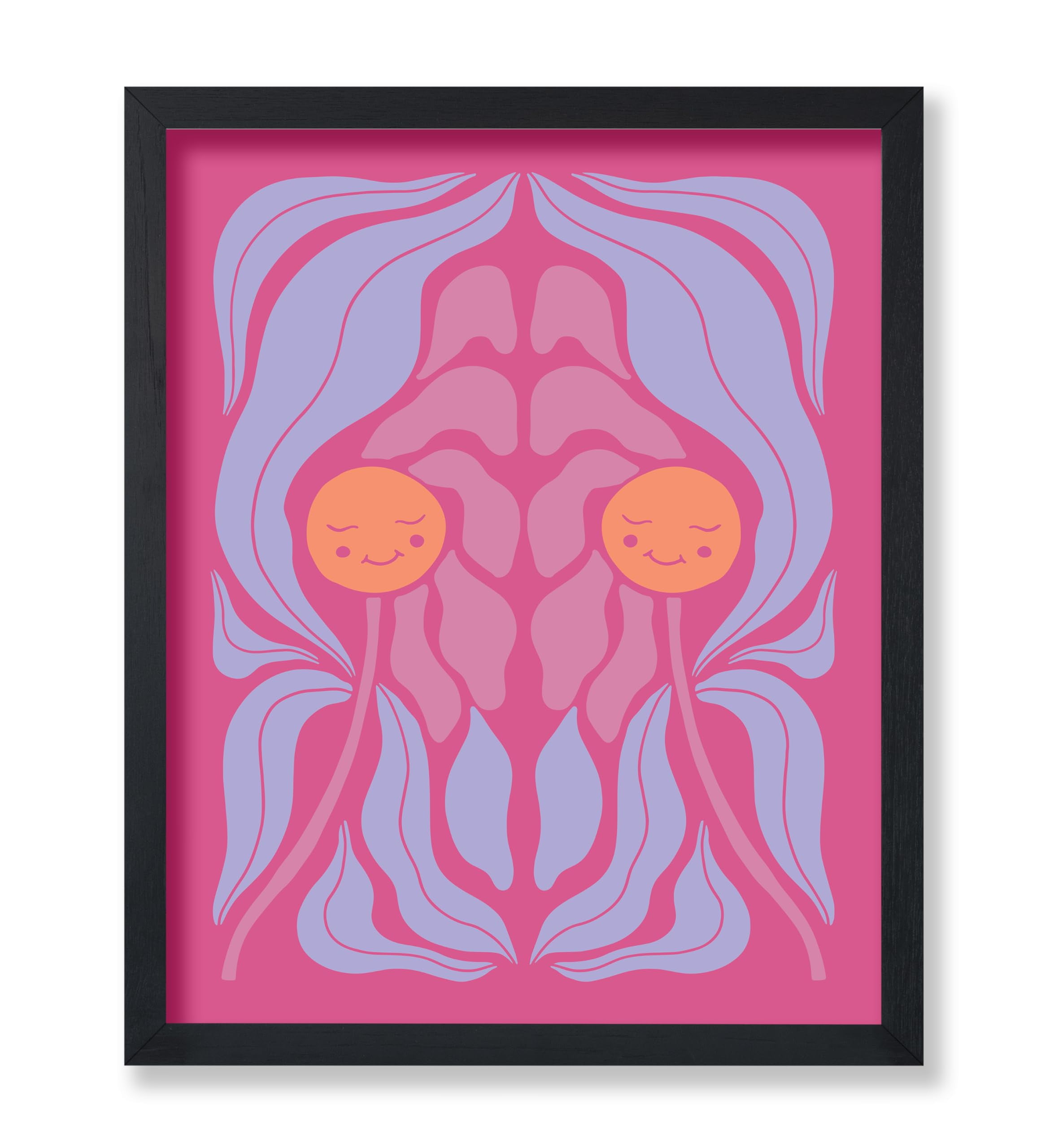 Poster Master Smiley Face Poster - Retro Abstract Print - Trendy Art ...