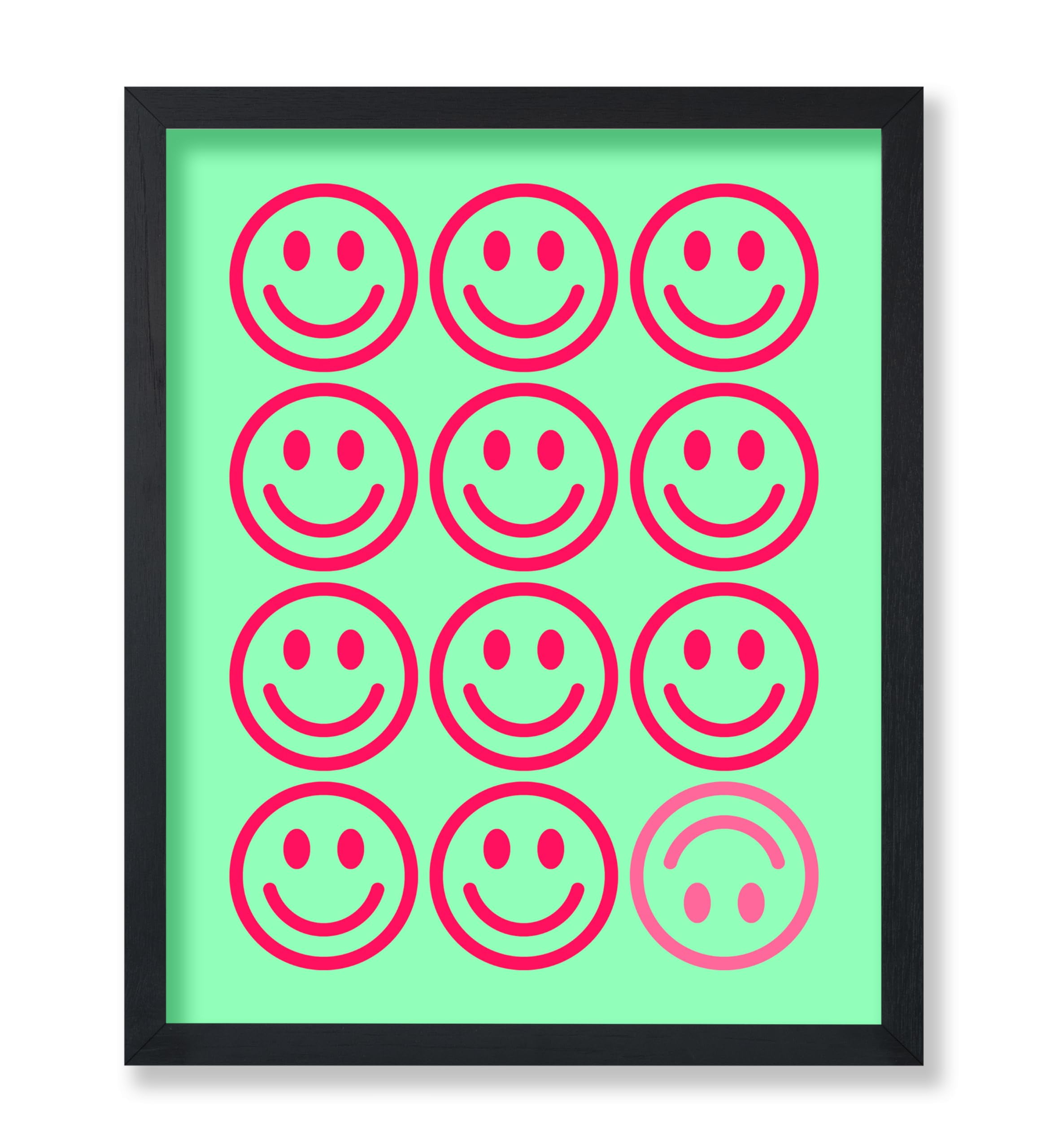 Poster Master Smiley Faces Poster - Emoticon Print - Positivity Art ...