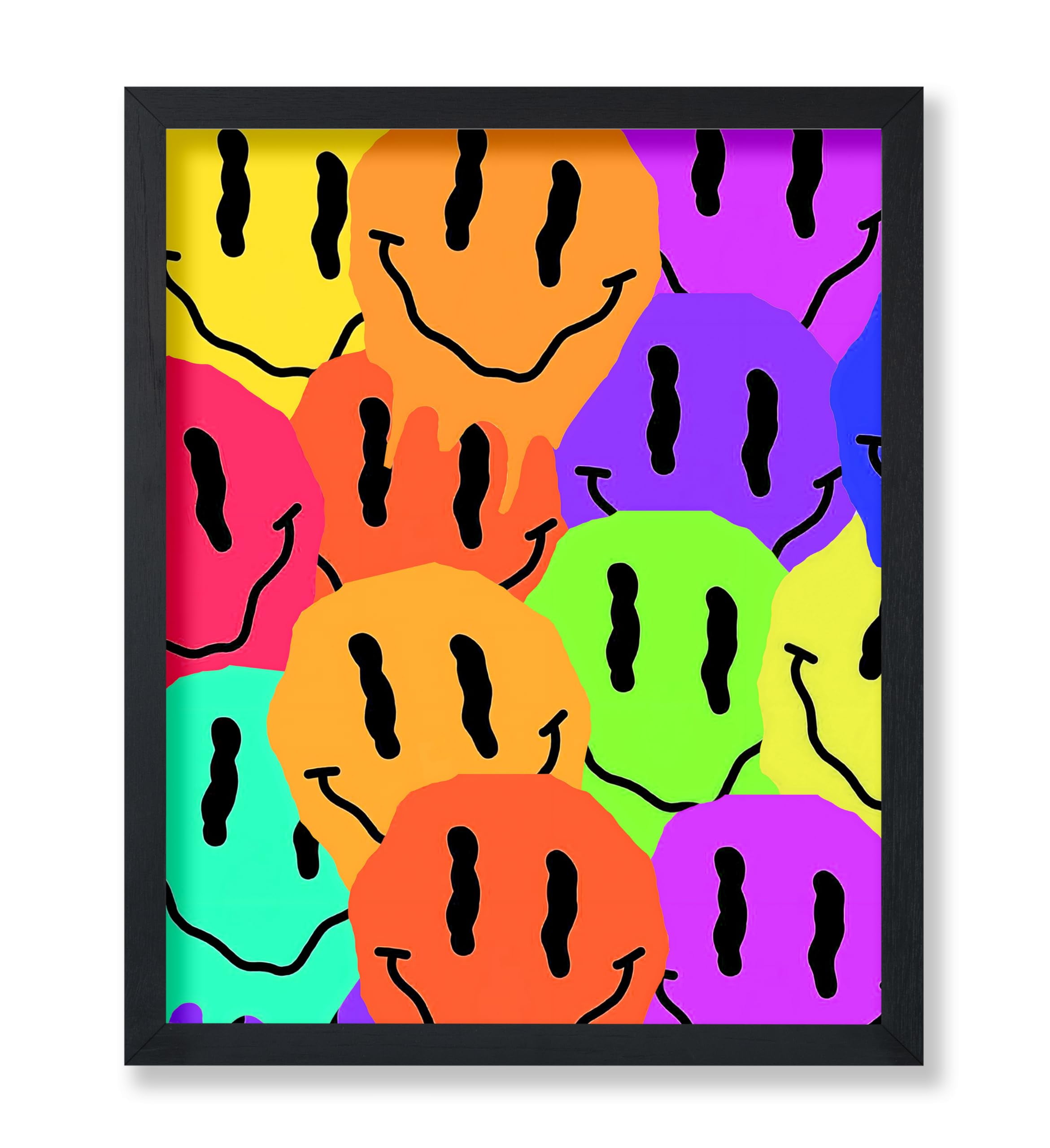 Poster Master Smiley Faces Poster - Melting Smiley Faces Print ...