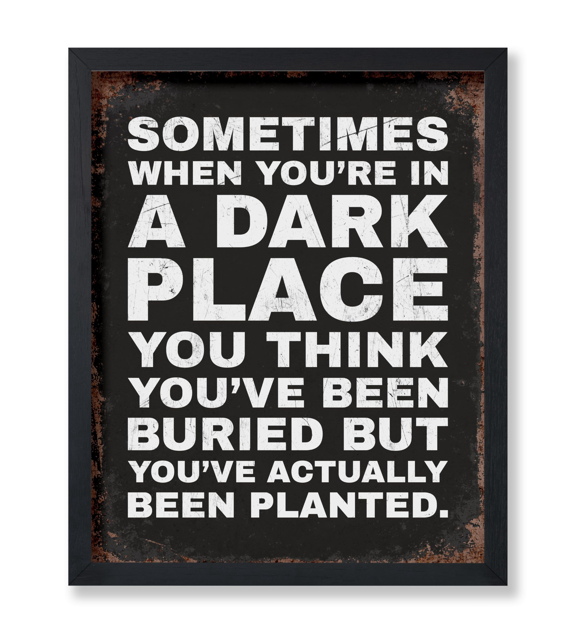 Poster Master Sometimes When You're In A Dark Place Poster - Black ...