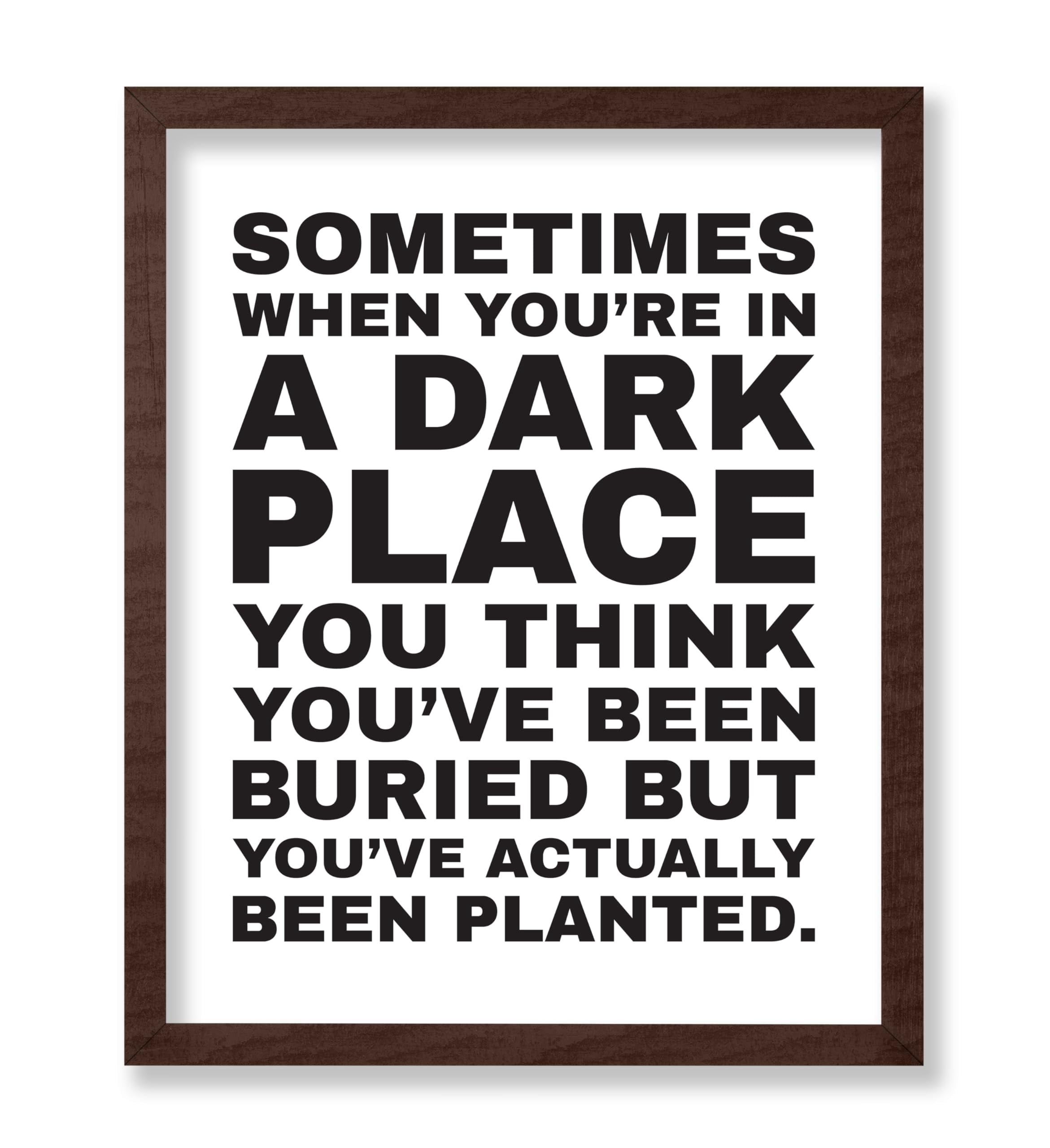 Poster Master Sometimes When You're In A Dark Place Poster - White ...