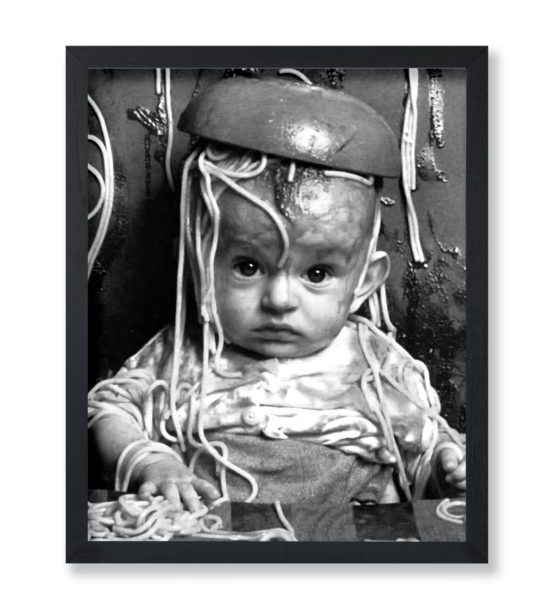 Poster Master Spaghetti Baby Poster - Pasta Print - Portrait Art - Food ...