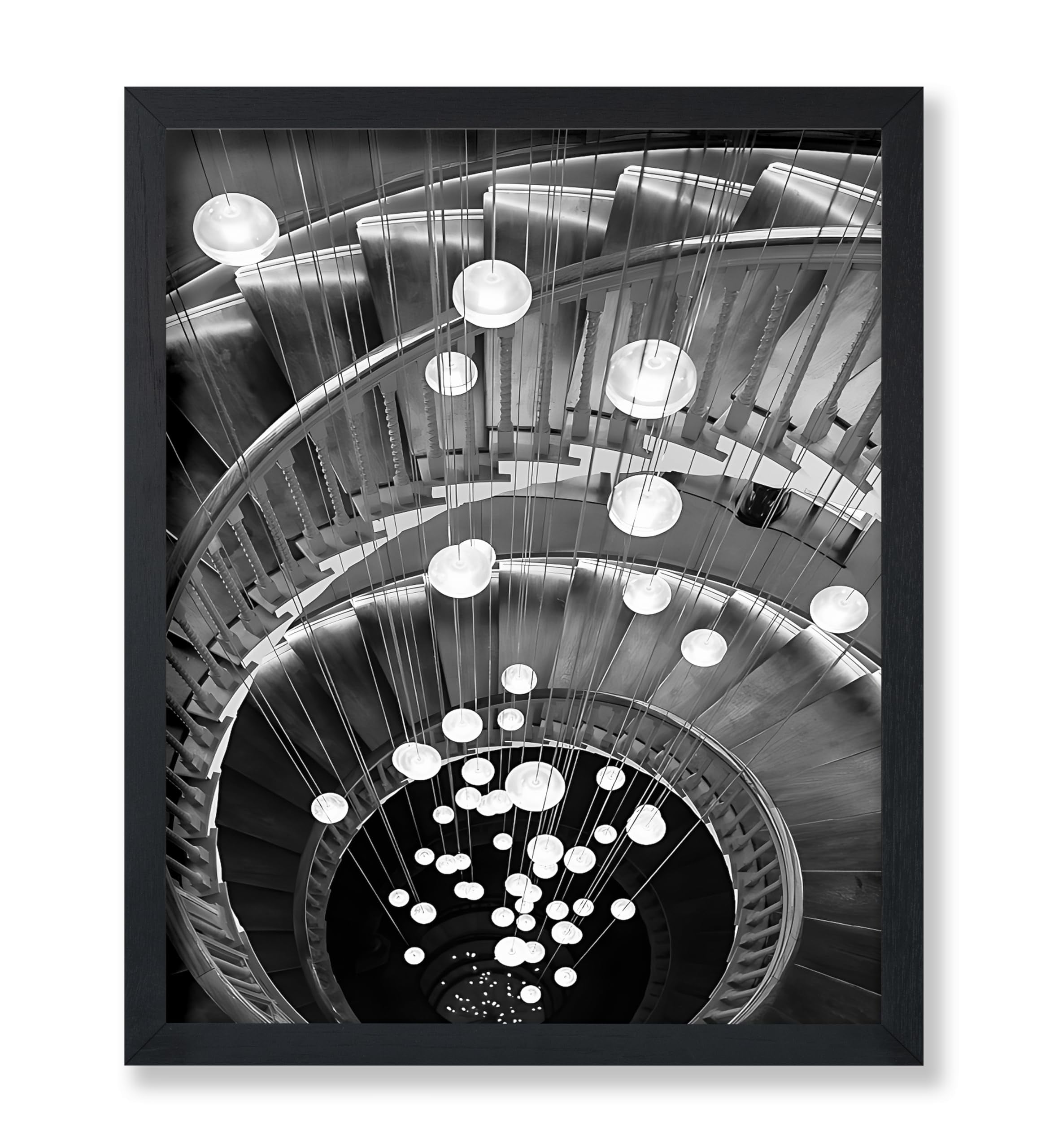 Poster Master Spiral Staircase Poster - Architecture Print - Stairs Art ...