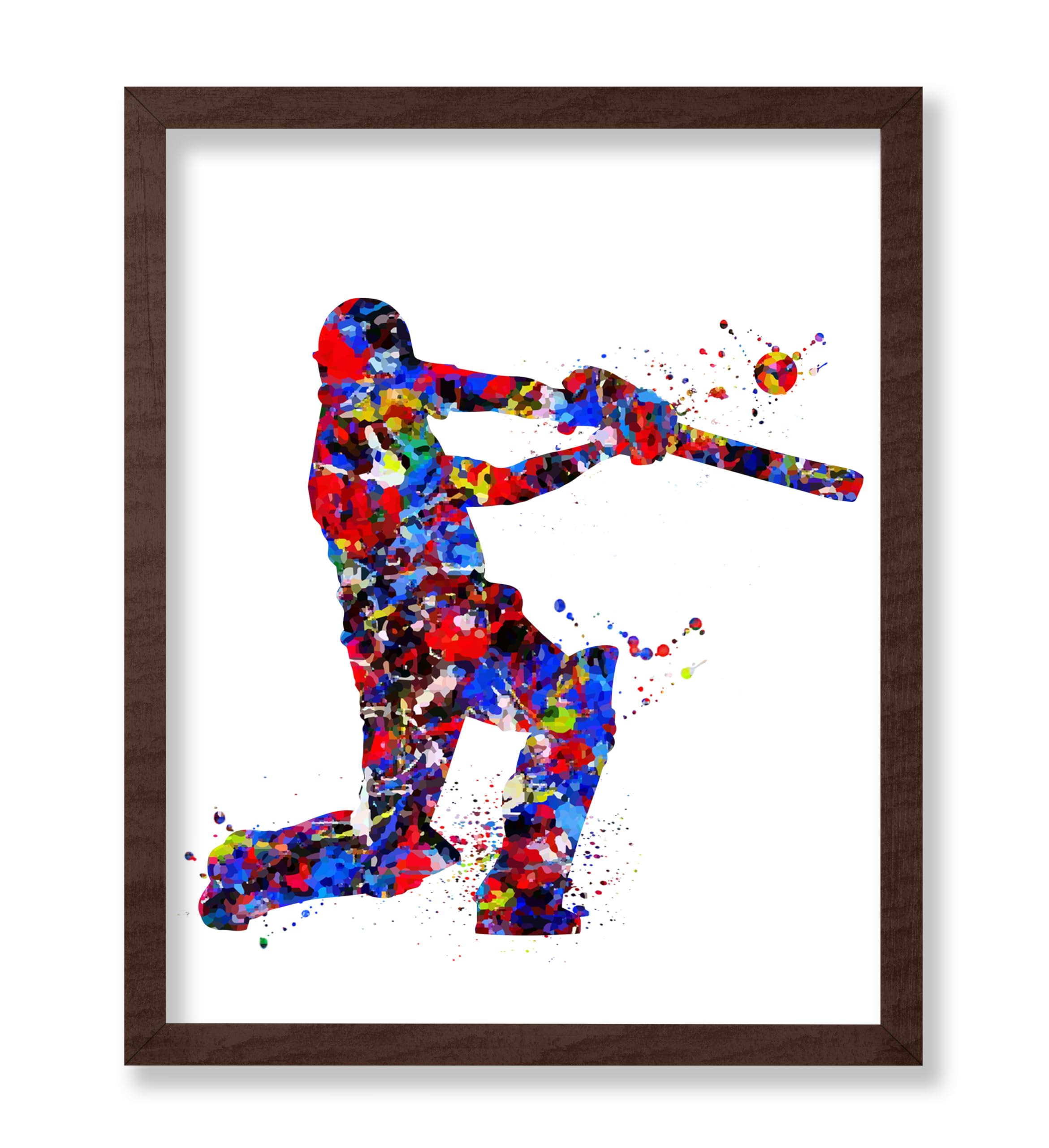 Poster Master Sports Poster - Baseball Print - Softball Art - Athlete ...