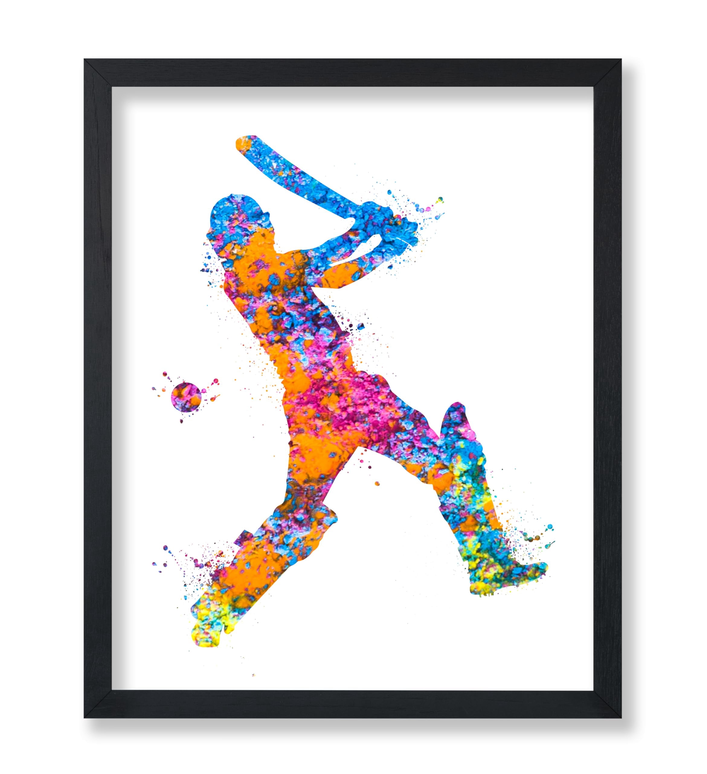 Poster Master Sports Poster - Cricket Print - Bat-and-Ball Game Art ...