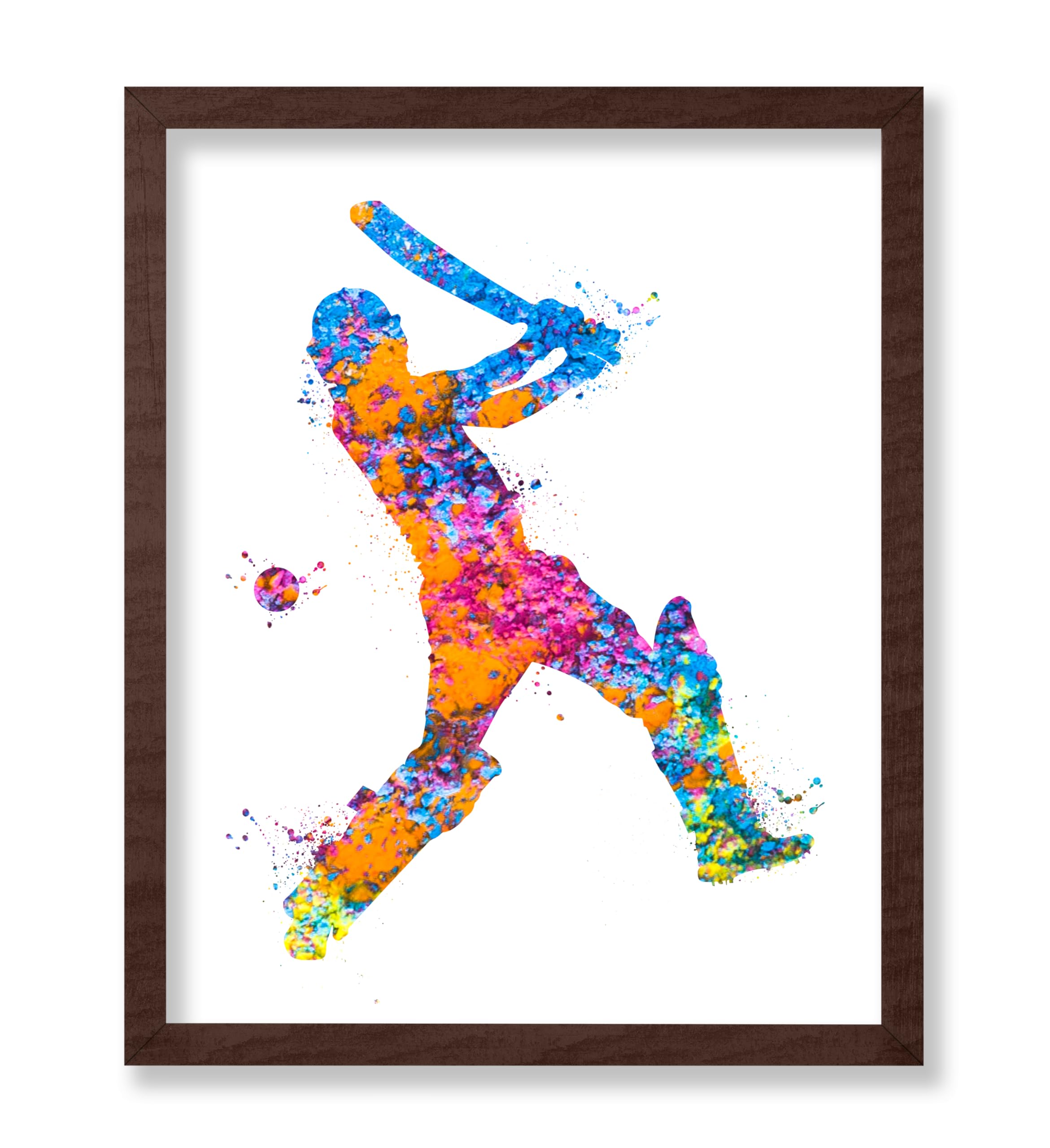 Poster Master Sports Poster - Cricket Print - Bat-and-Ball Game Art ...