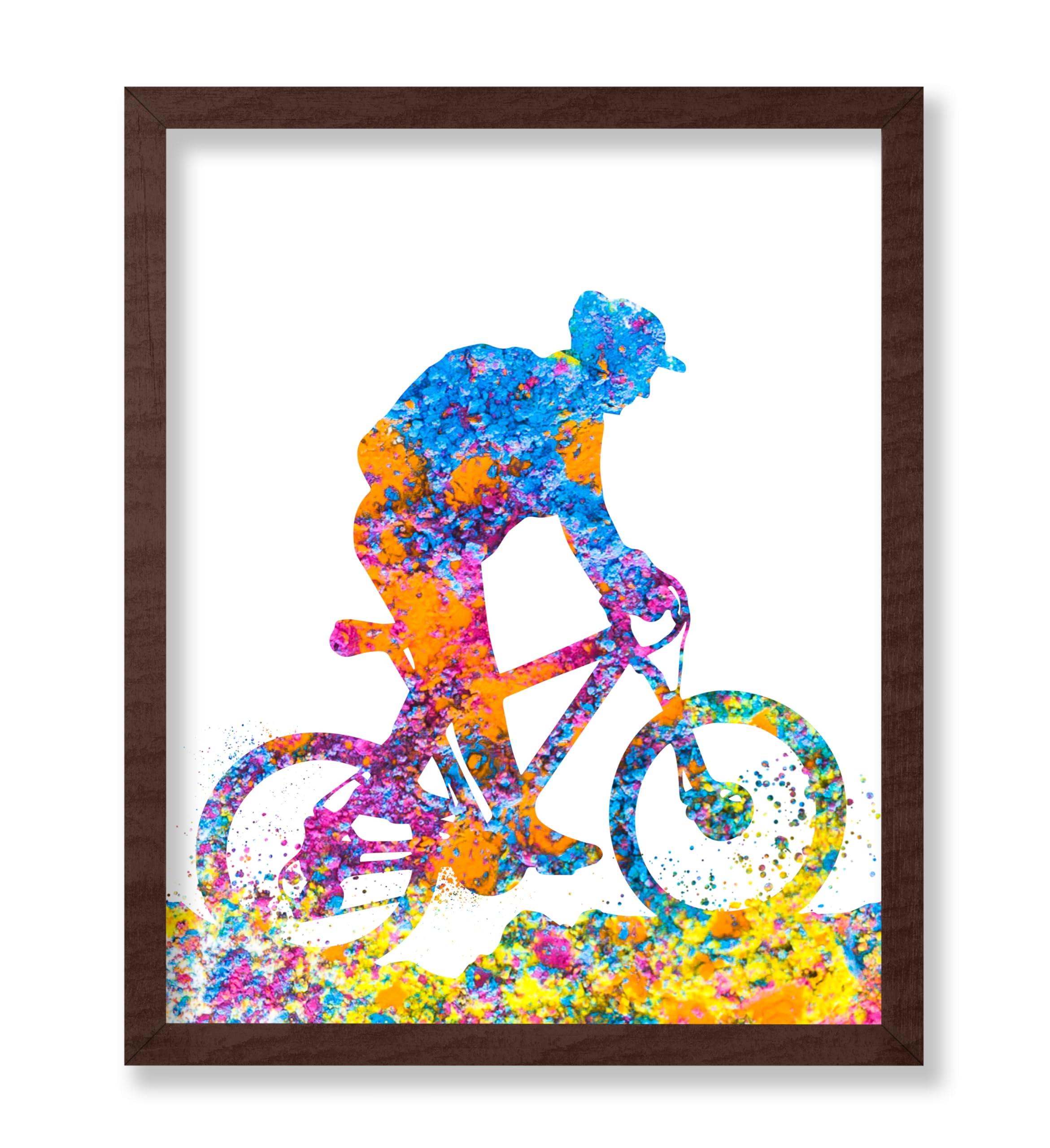 Poster Master Sports Poster - Cyclist Print - Bicycle Art - Biking Art ...