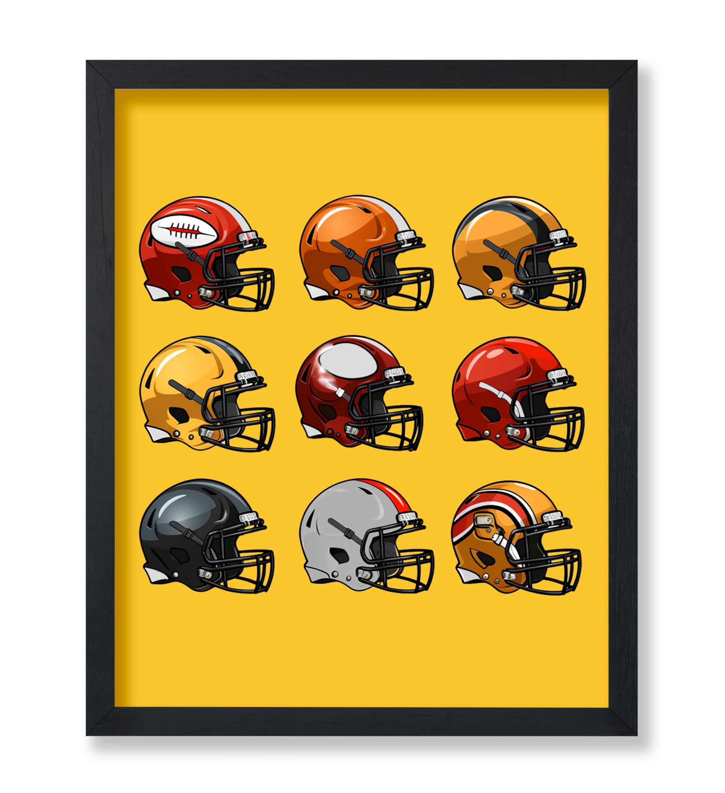 Poster Master Sports Poster - Football Helmets Print - American ...