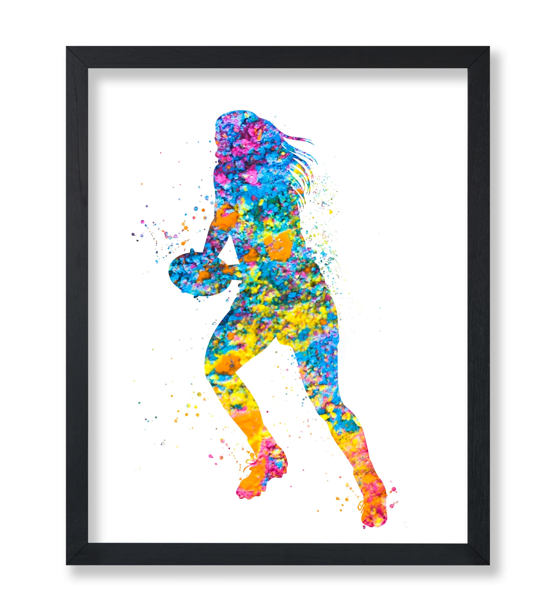 Poster Master Sports Poster - Rugby Print - Athlete Art - Silhouette ...