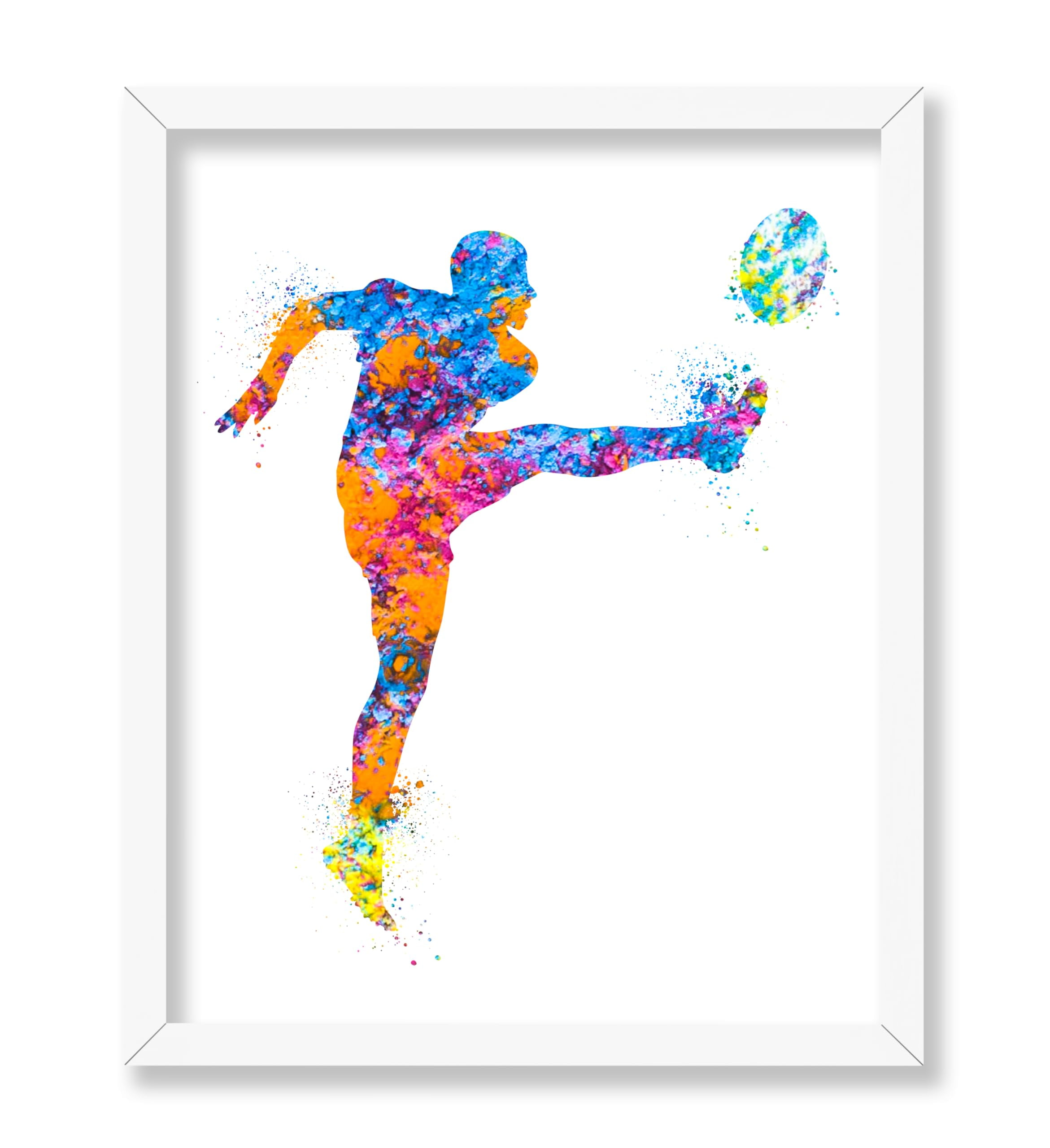 Poster Master Sports Poster - Rugby Print - Silhouette Art - Abstract ...
