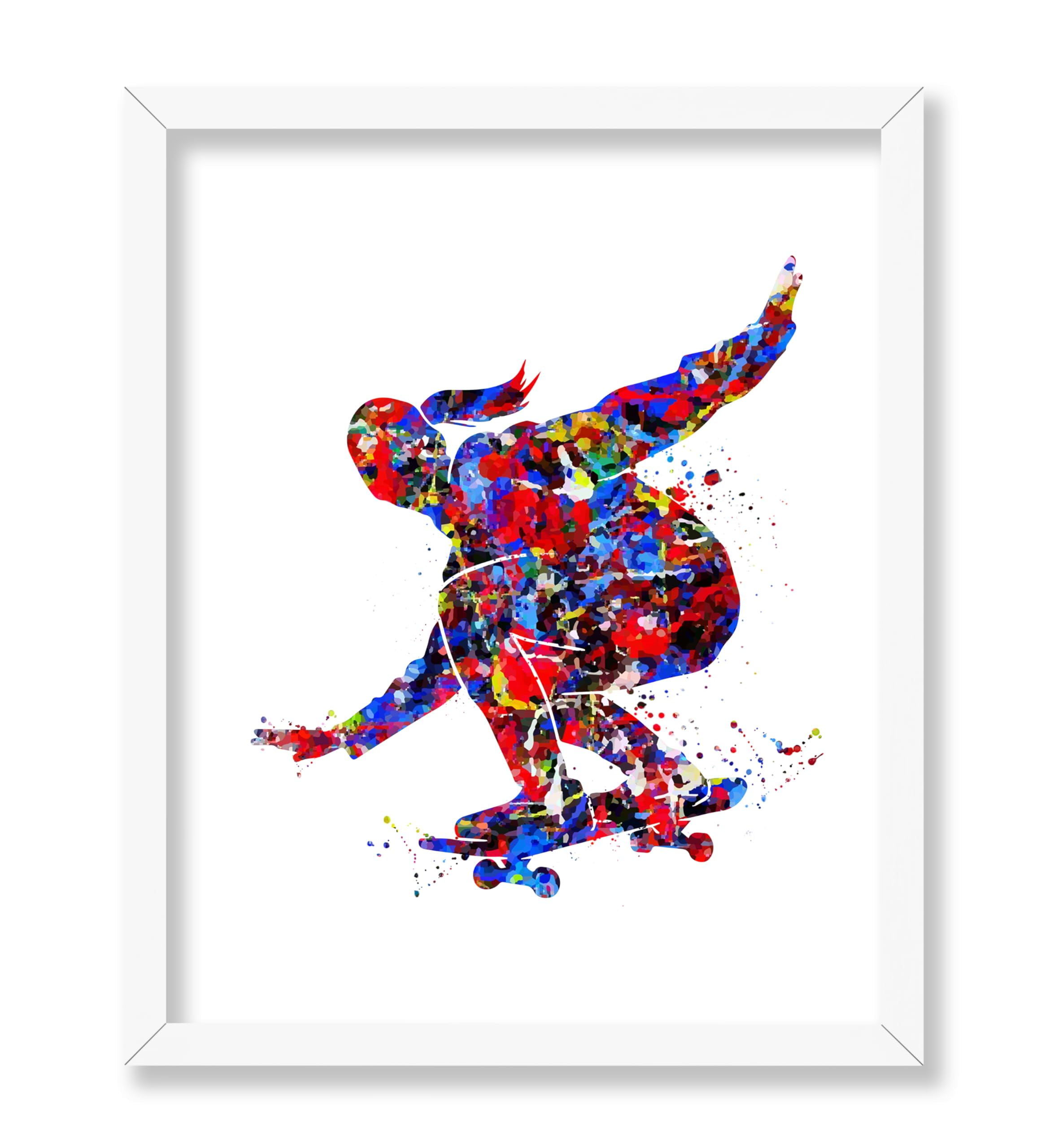 Poster Master Sports Poster - Skateboard Print - Skater Art ...
