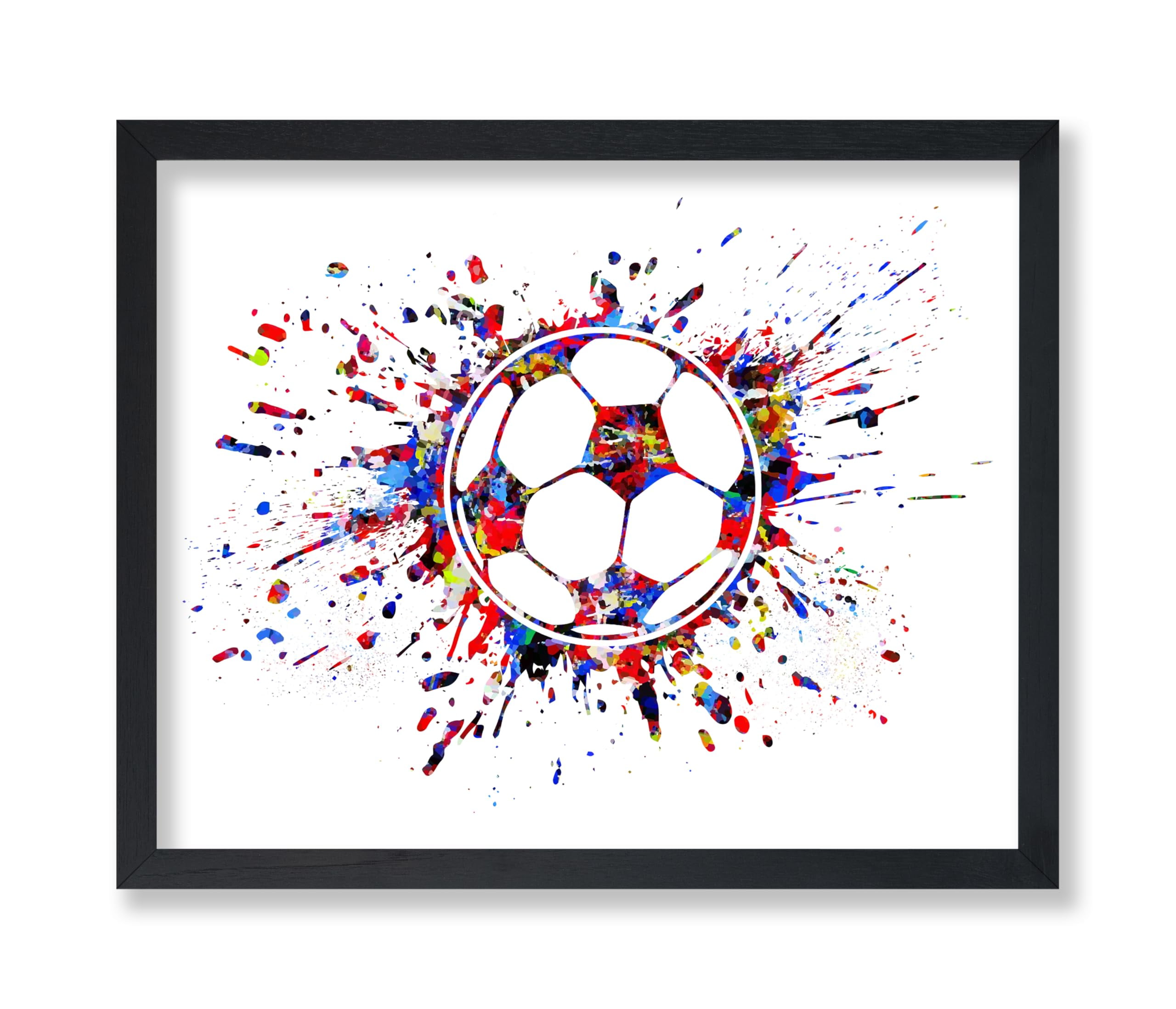 Poster Master Sports Poster - Soccer Ball Print - Soccer Art - Paint ...