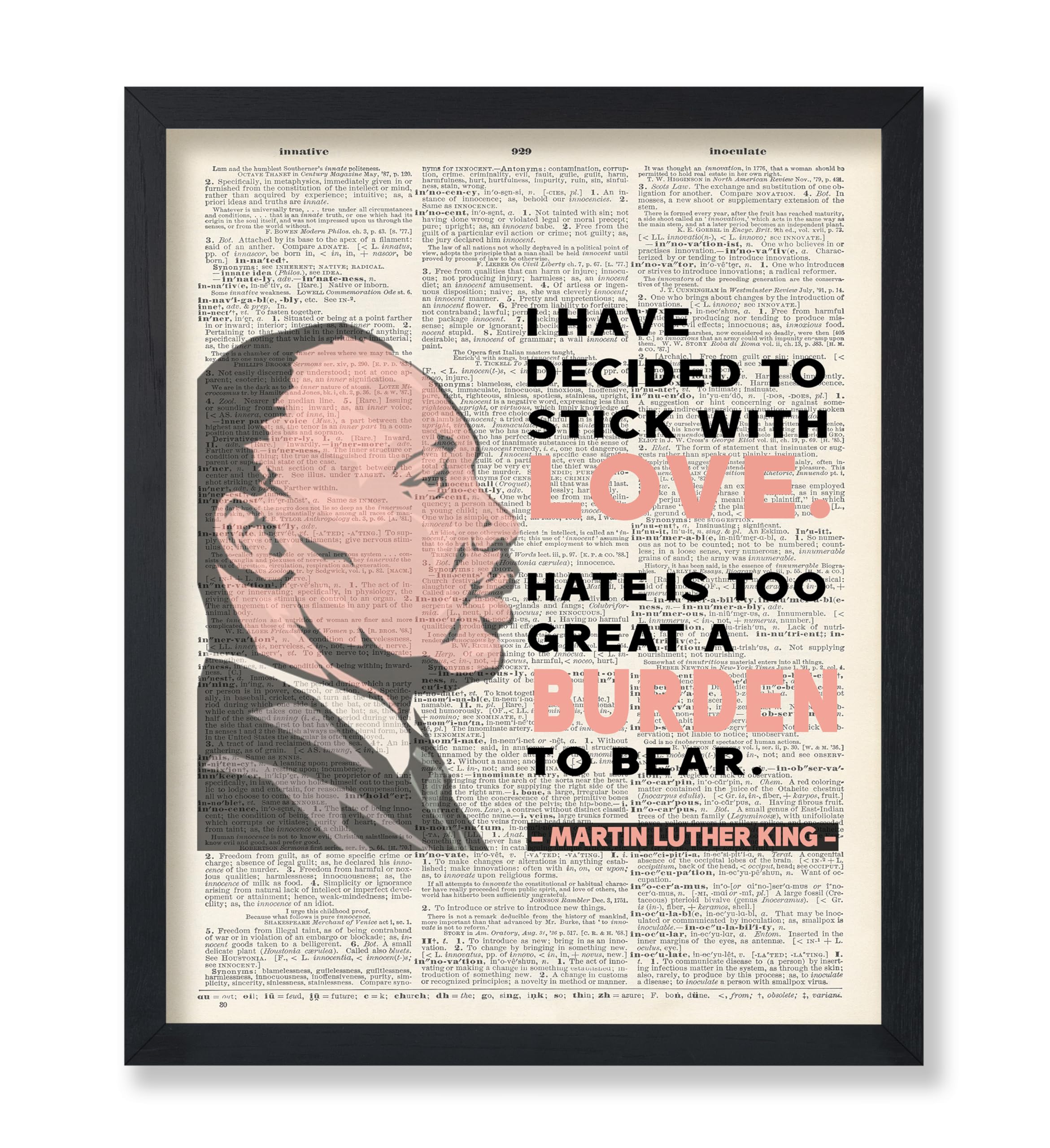 Poster Master Stick With Love Poster - Martin Luther King Print ...