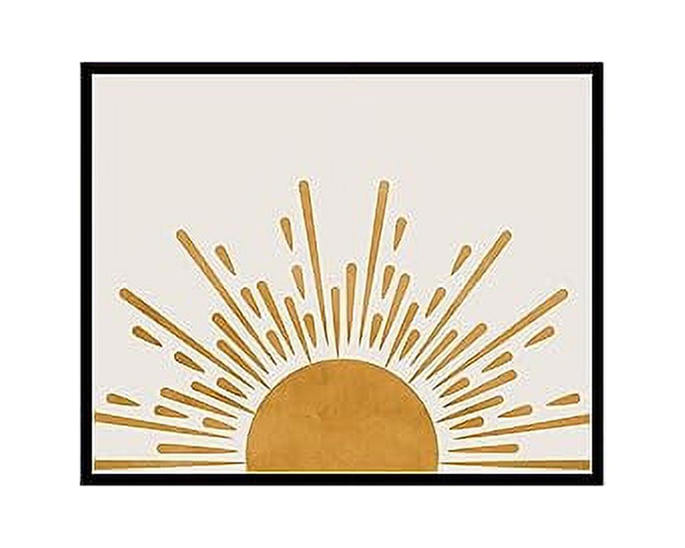 Poster Master Sun Print - Abstract Sun Art - 8x10 Unframed Wall Art ...