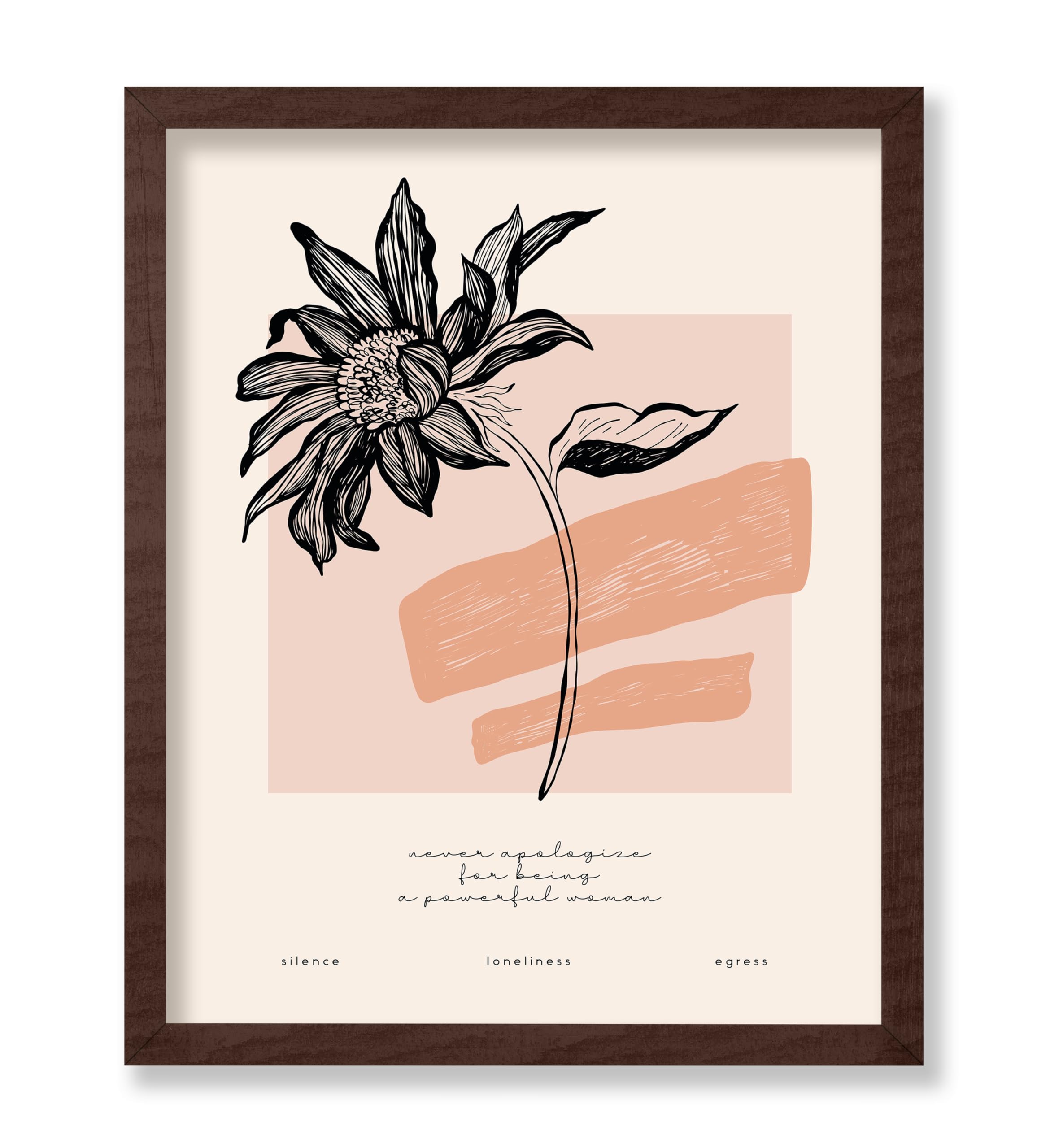 Poster Master Sunflower Poster - Retro Motivational Quote Print ...