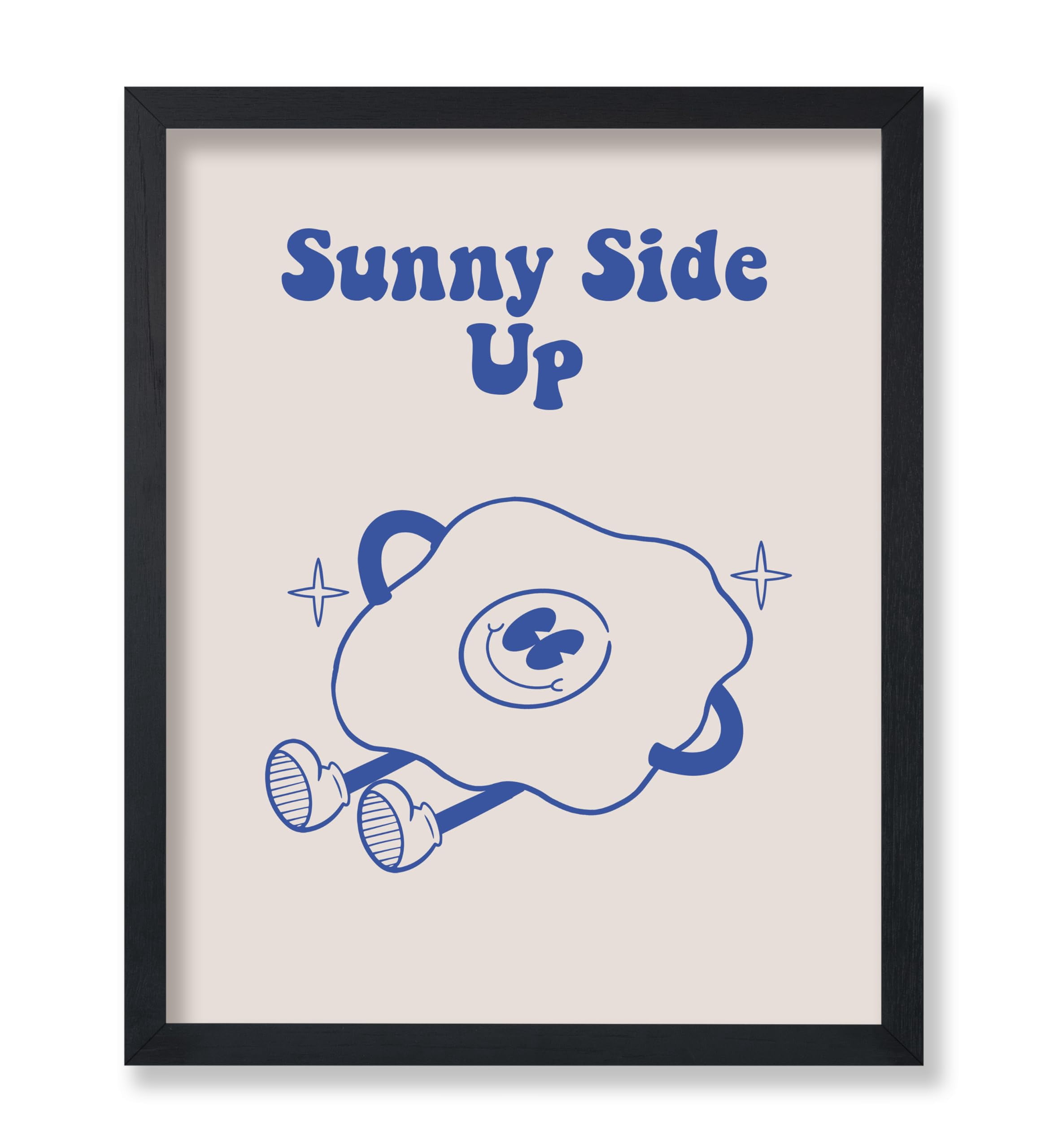 Poster Master Sunny Side Up Poster - Retro Egg Print - Groovy Egg Art ...