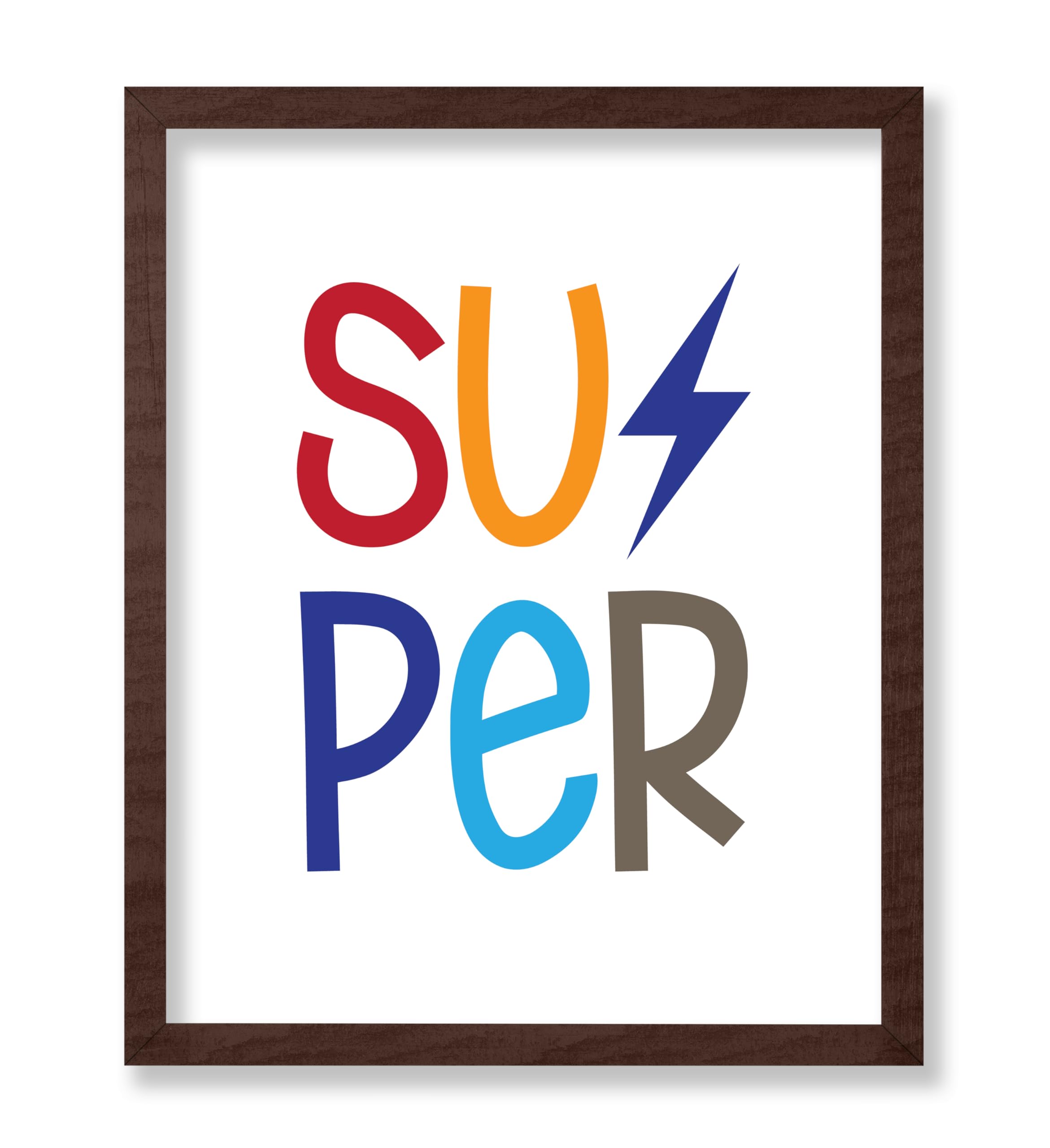 Poster Master Superhero Poster - Super Print - Typography Art - Minimal ...