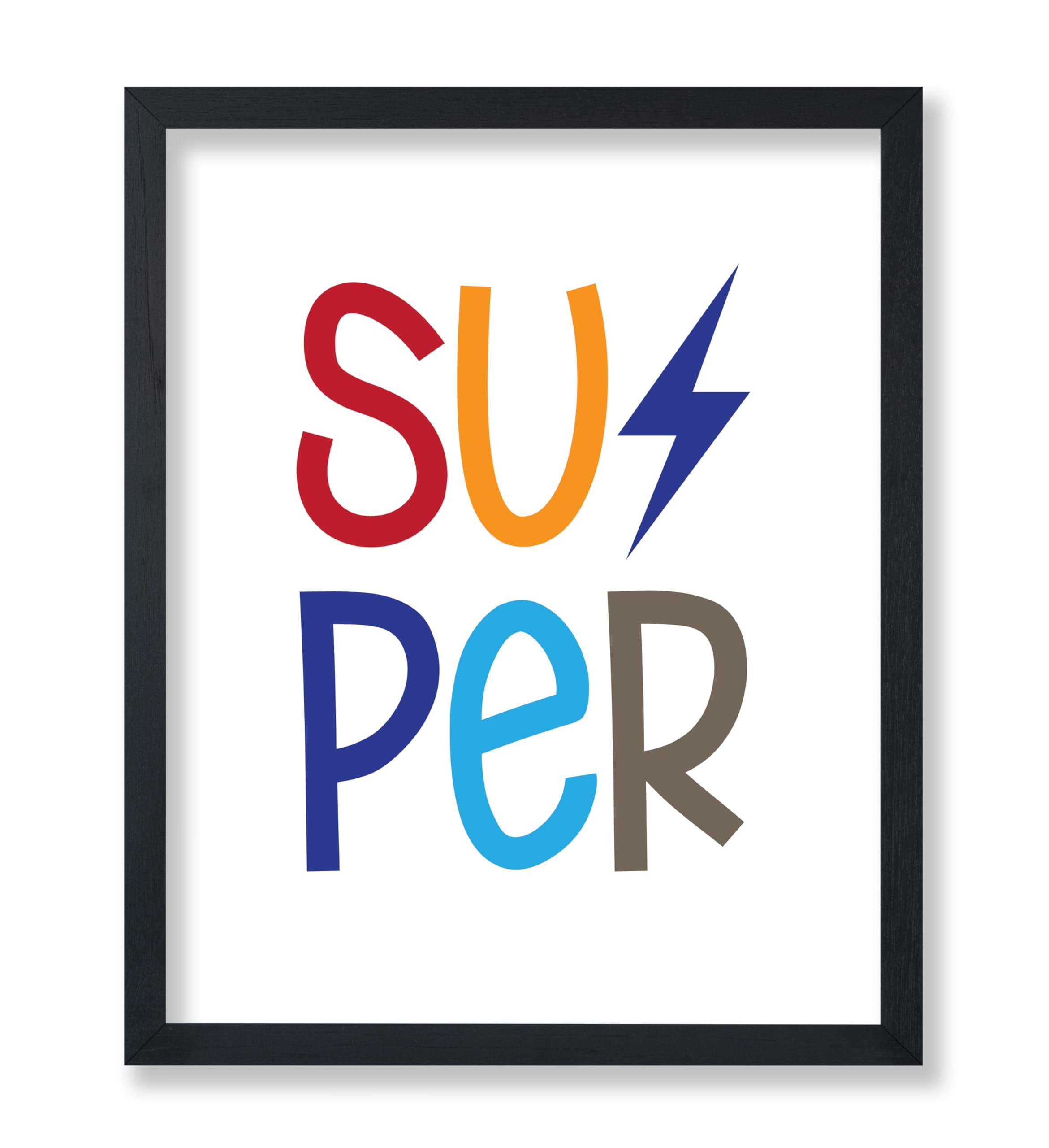 Poster Master Superhero Poster - Super Print - Typography Art - Minimal ...
