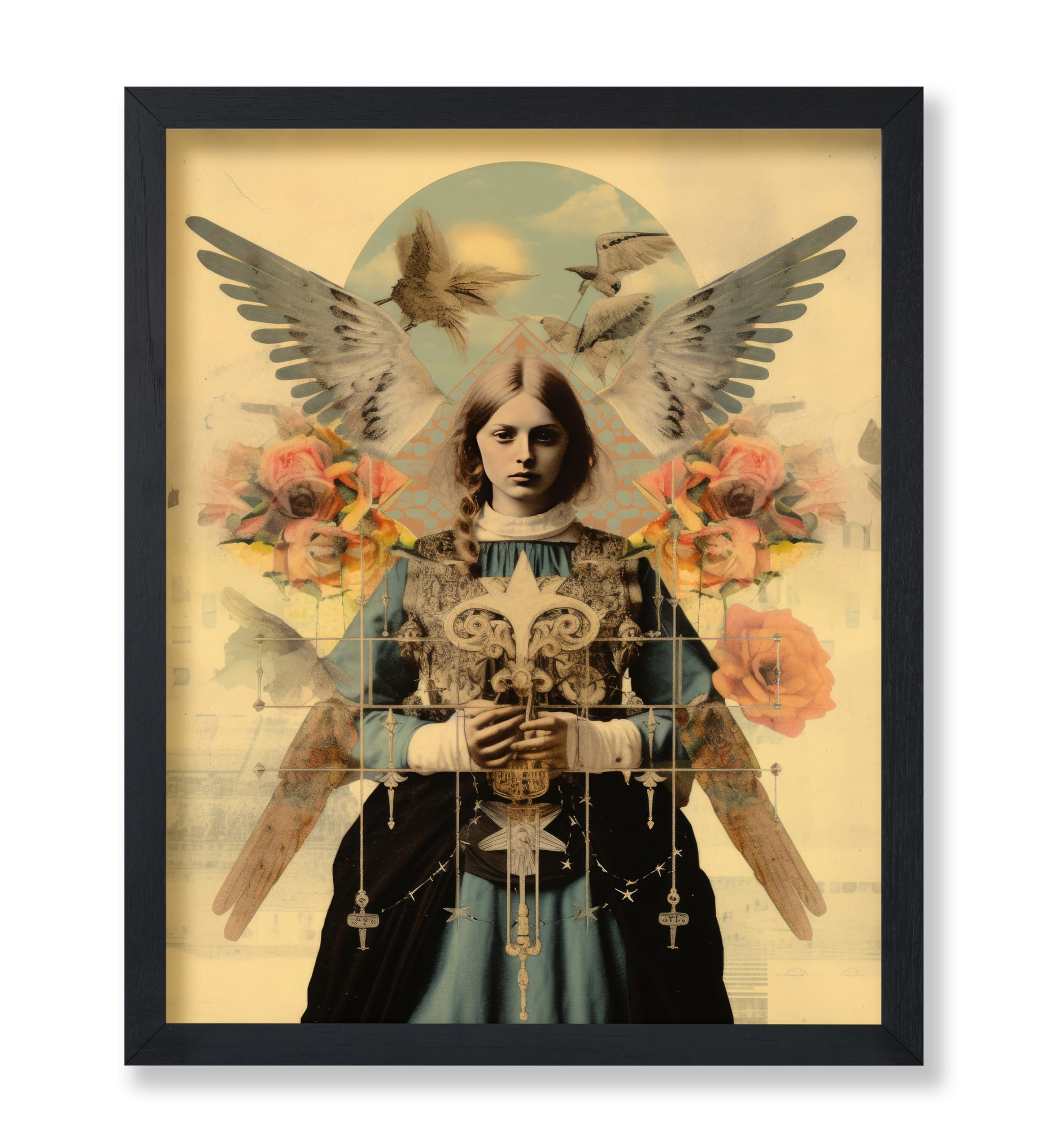 Poster Master Surreal Poster - Angel Print - Trippy Art - Psychedelic ...