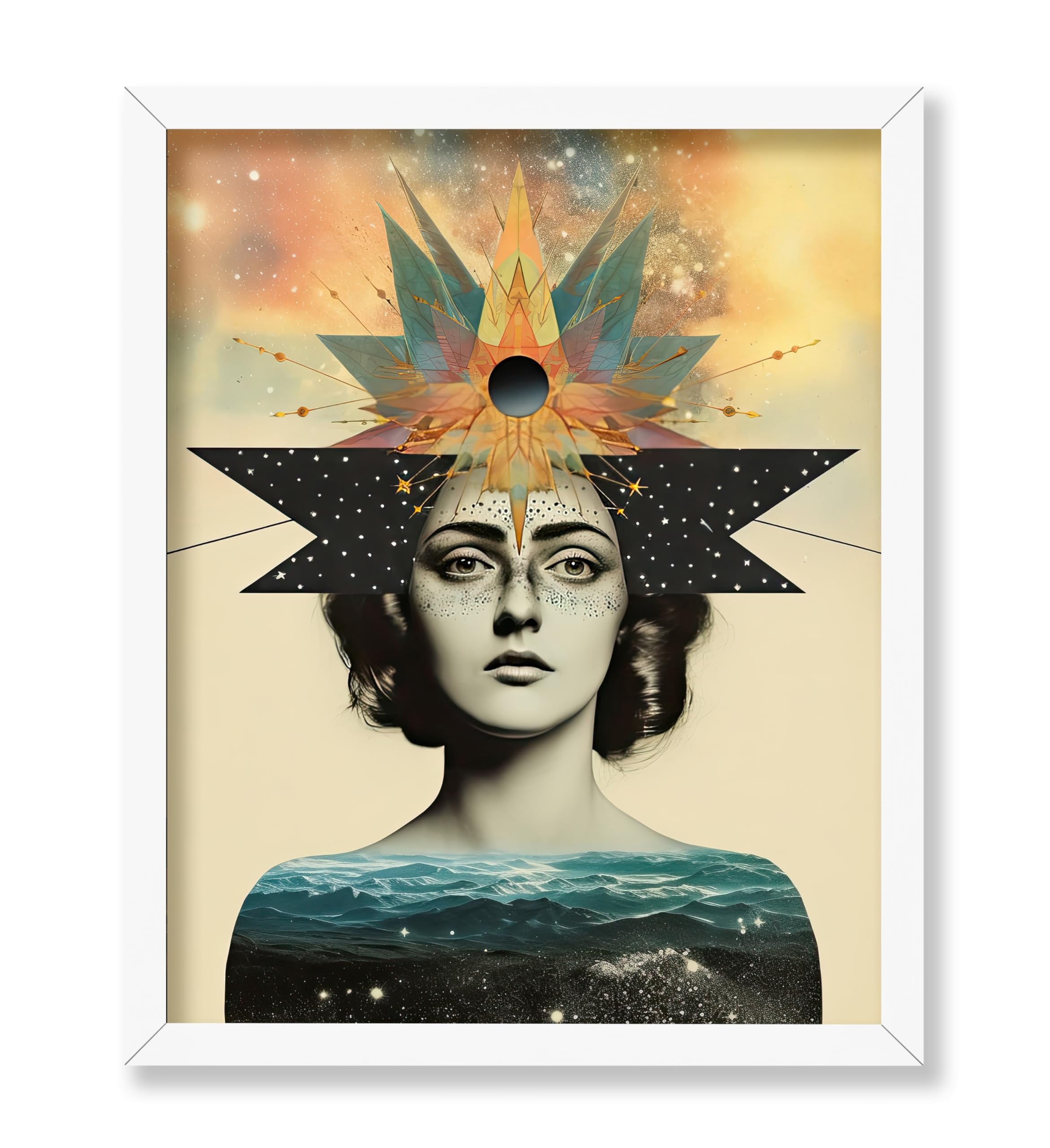 Poster Master Surreal Poster - Psychedelic Print - Woman Portrait Art ...