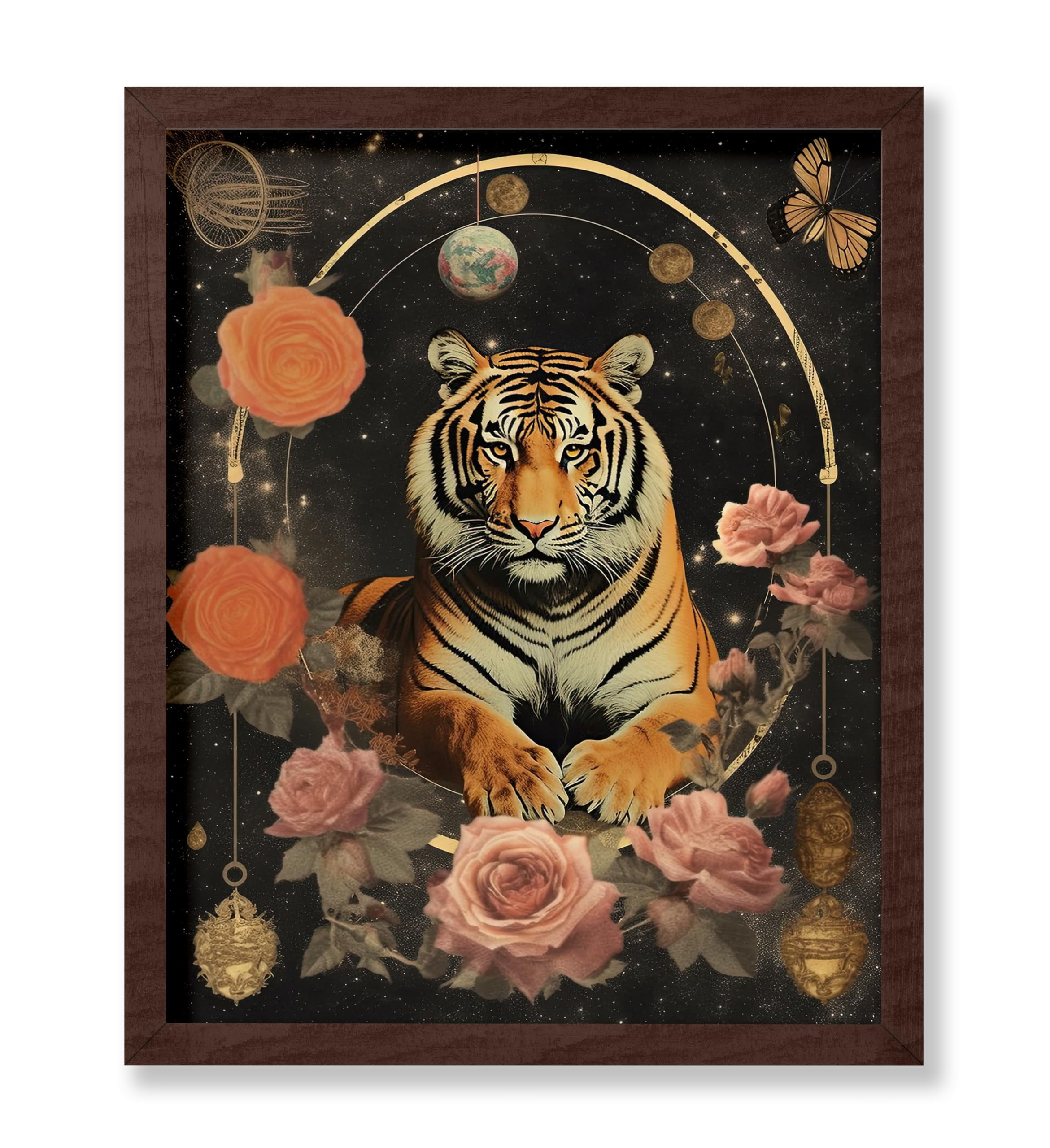 Poster Master Surreal Poster - Trippy Tiger Print - Psychedelic Art ...
