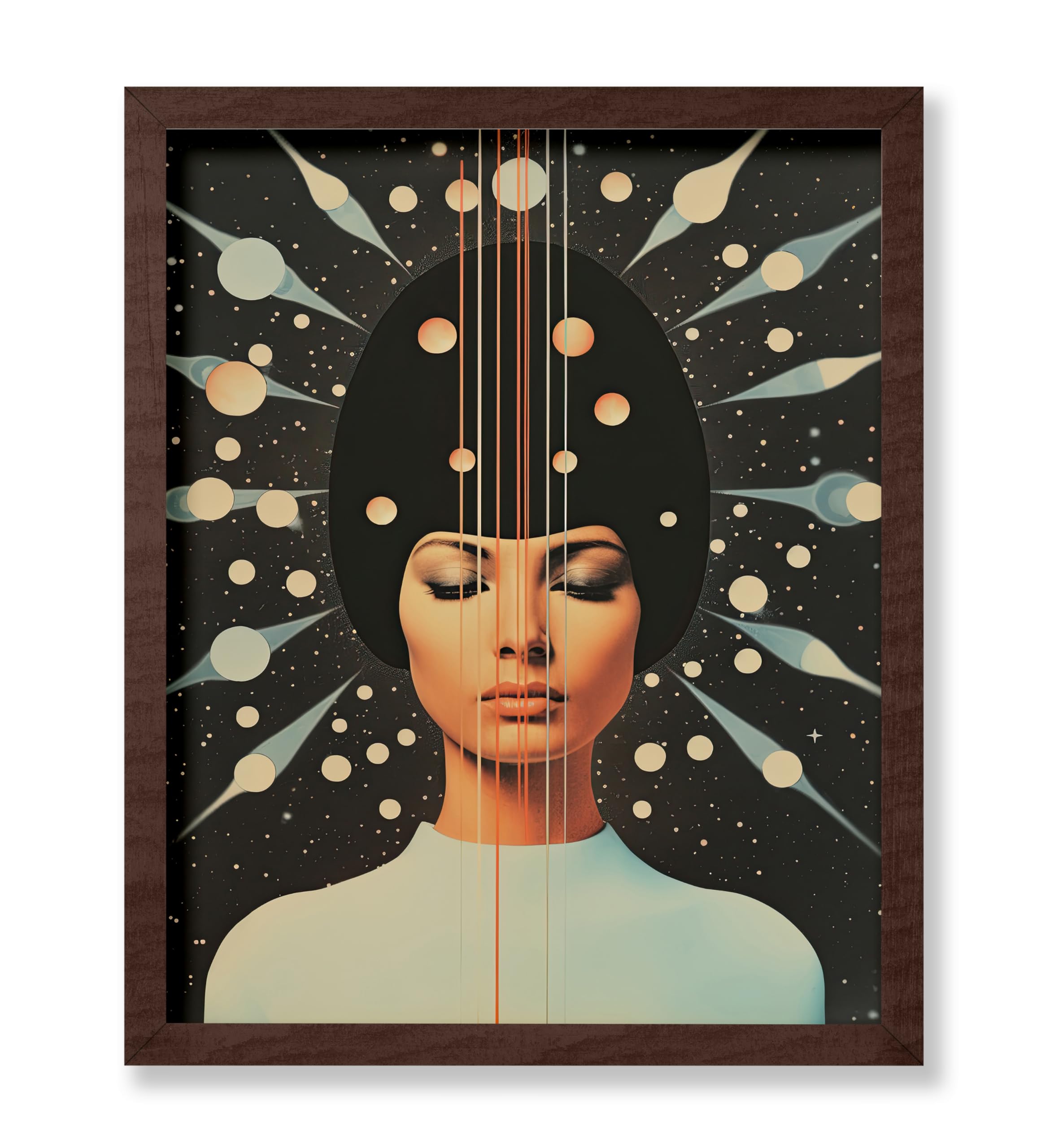 Poster Master Surreal Poster - Woman Portrait Print - Extraterrestrial ...