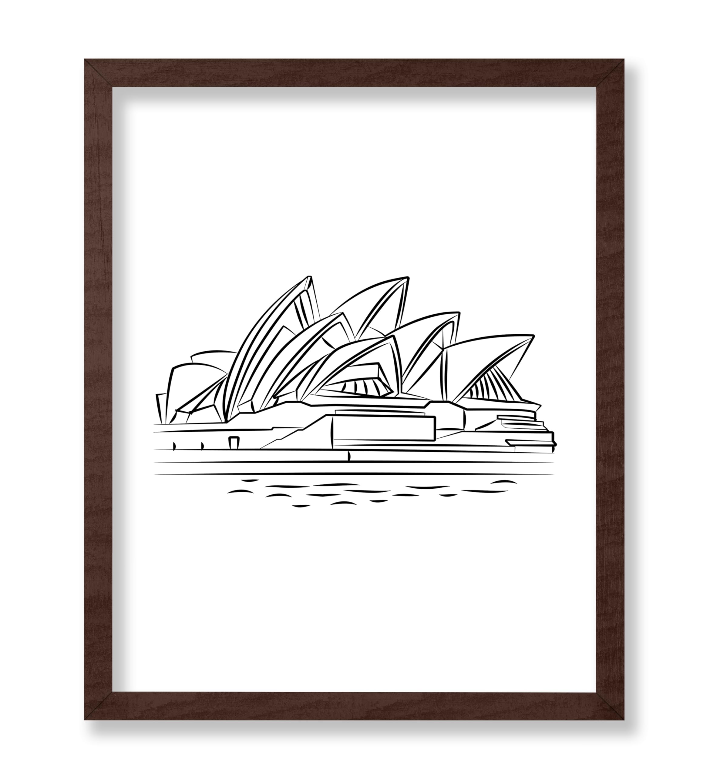 Poster Master Sydney Opera House Poster - Retro Australia Print ...