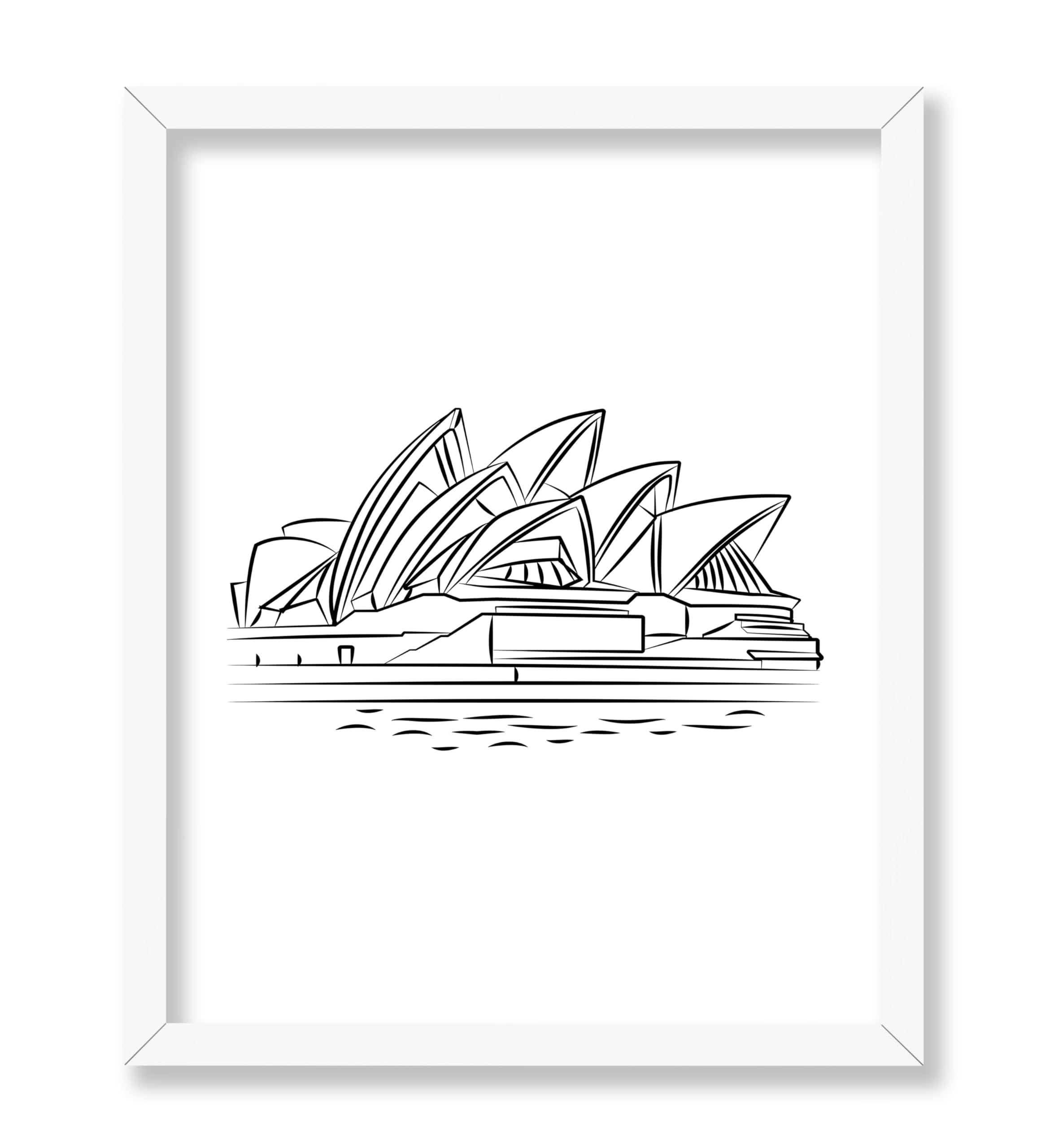 Poster Master Sydney Opera House Poster - Retro Australia Print ...