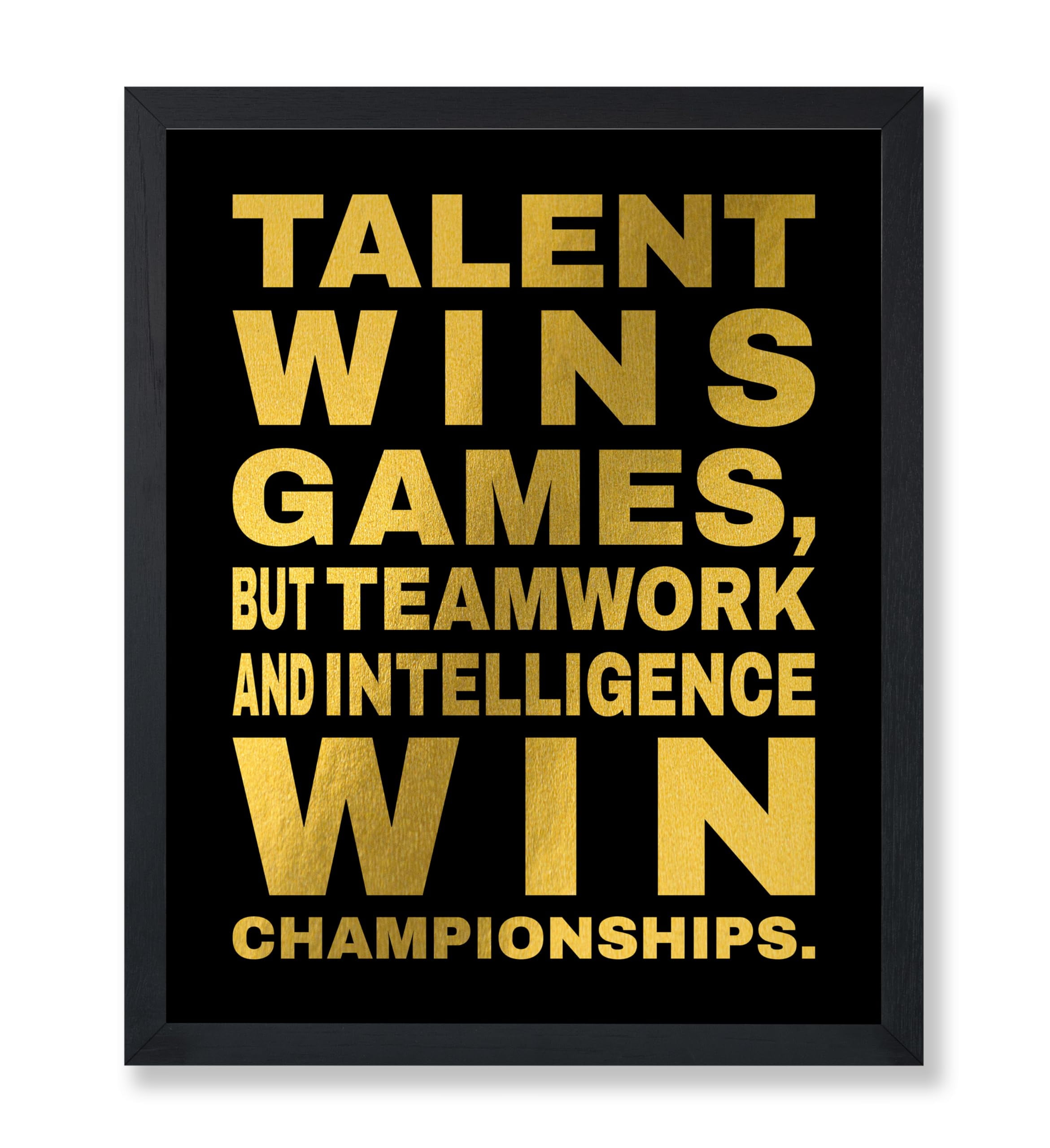 Poster Master Talent Wins Games Poster - Gold Intelligence Wins ...