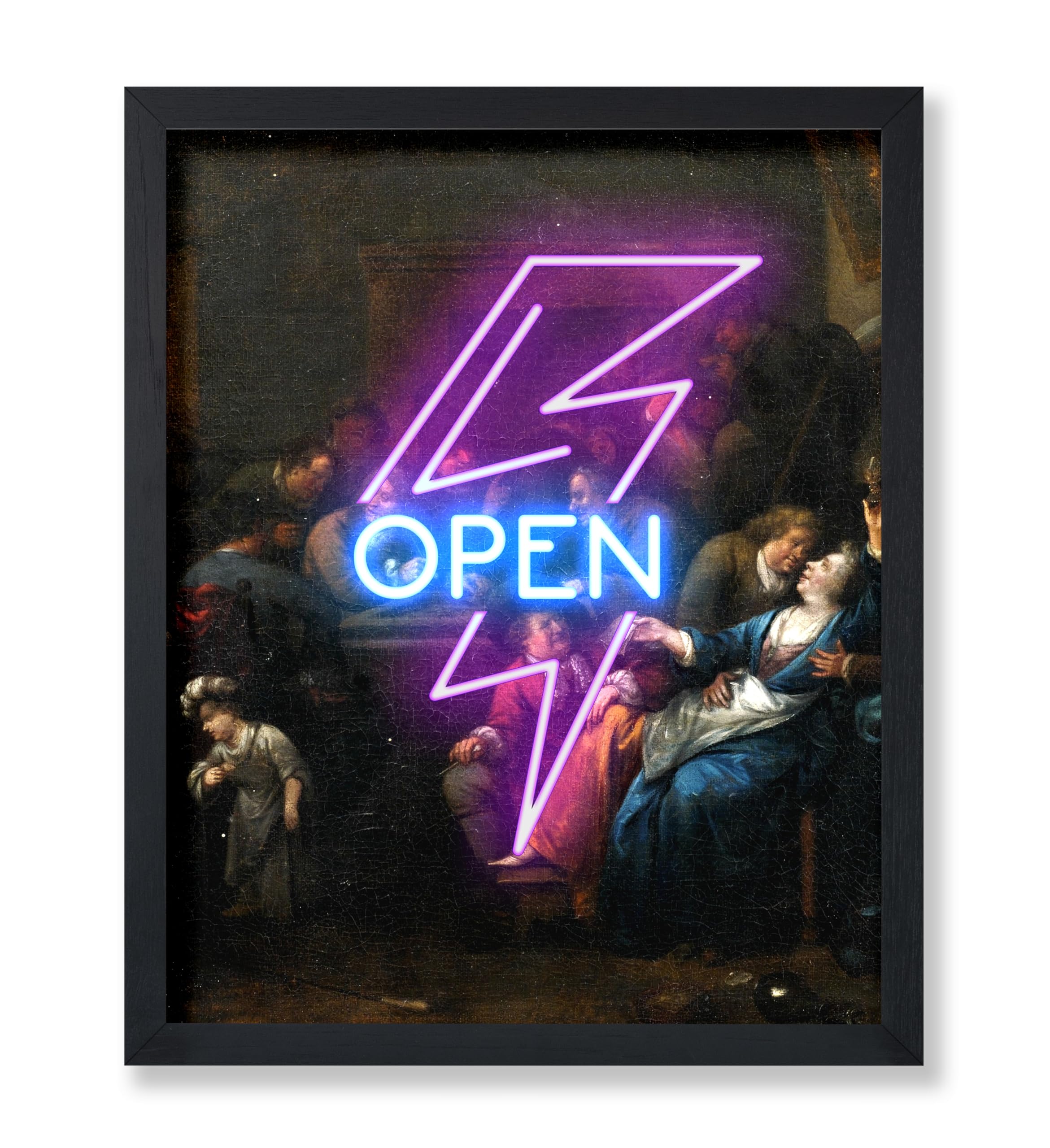 Poster Master Tavern Poster - Open Print - Altered Art - Lightning Bolt ...