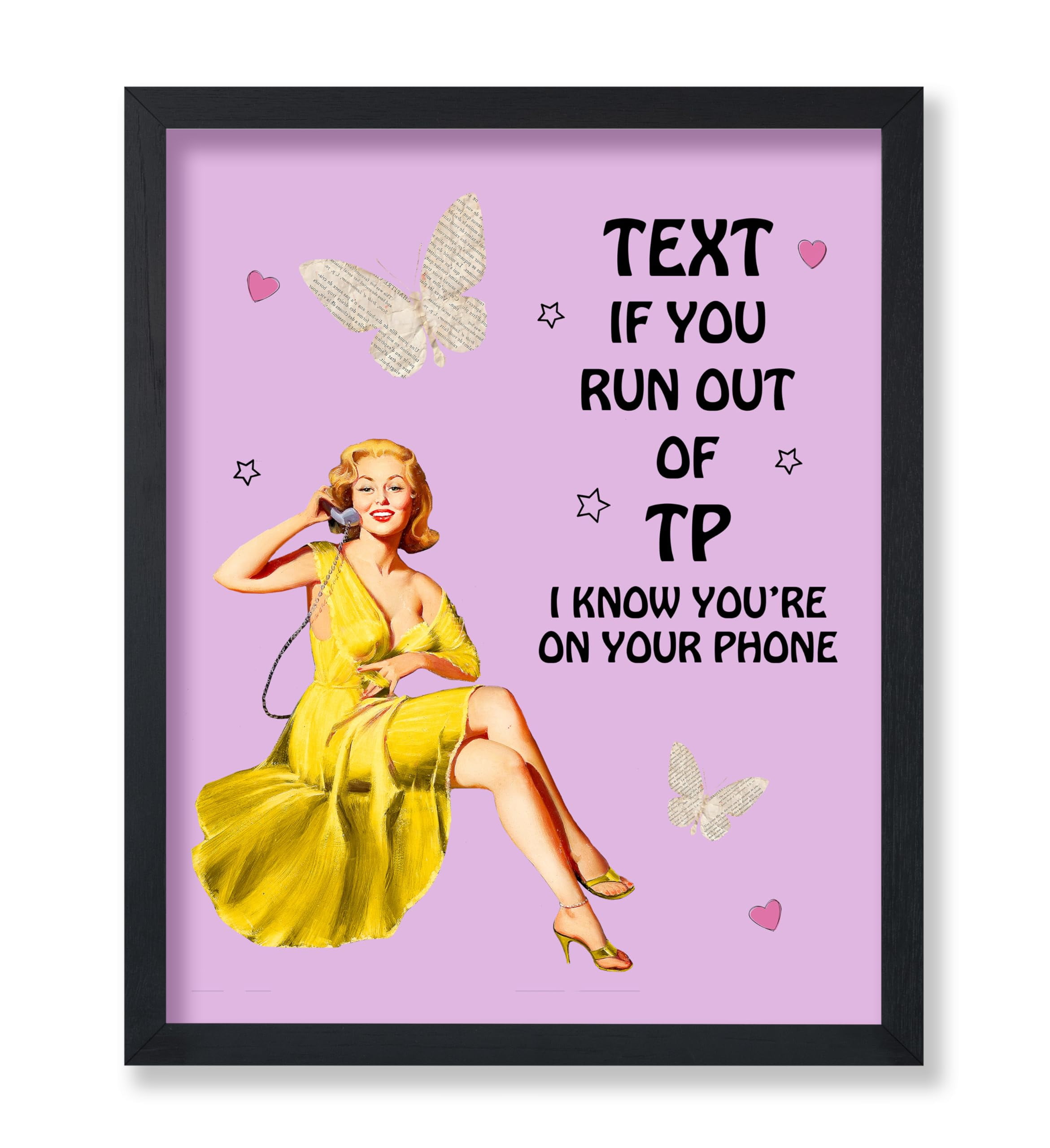 Poster Master Text If You Ran Out Of TP Poster - Pin Up Girl Print ...