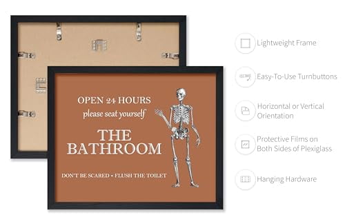 Poster Master The Bathroom Sign Poster - Don't Be Scared Print ...