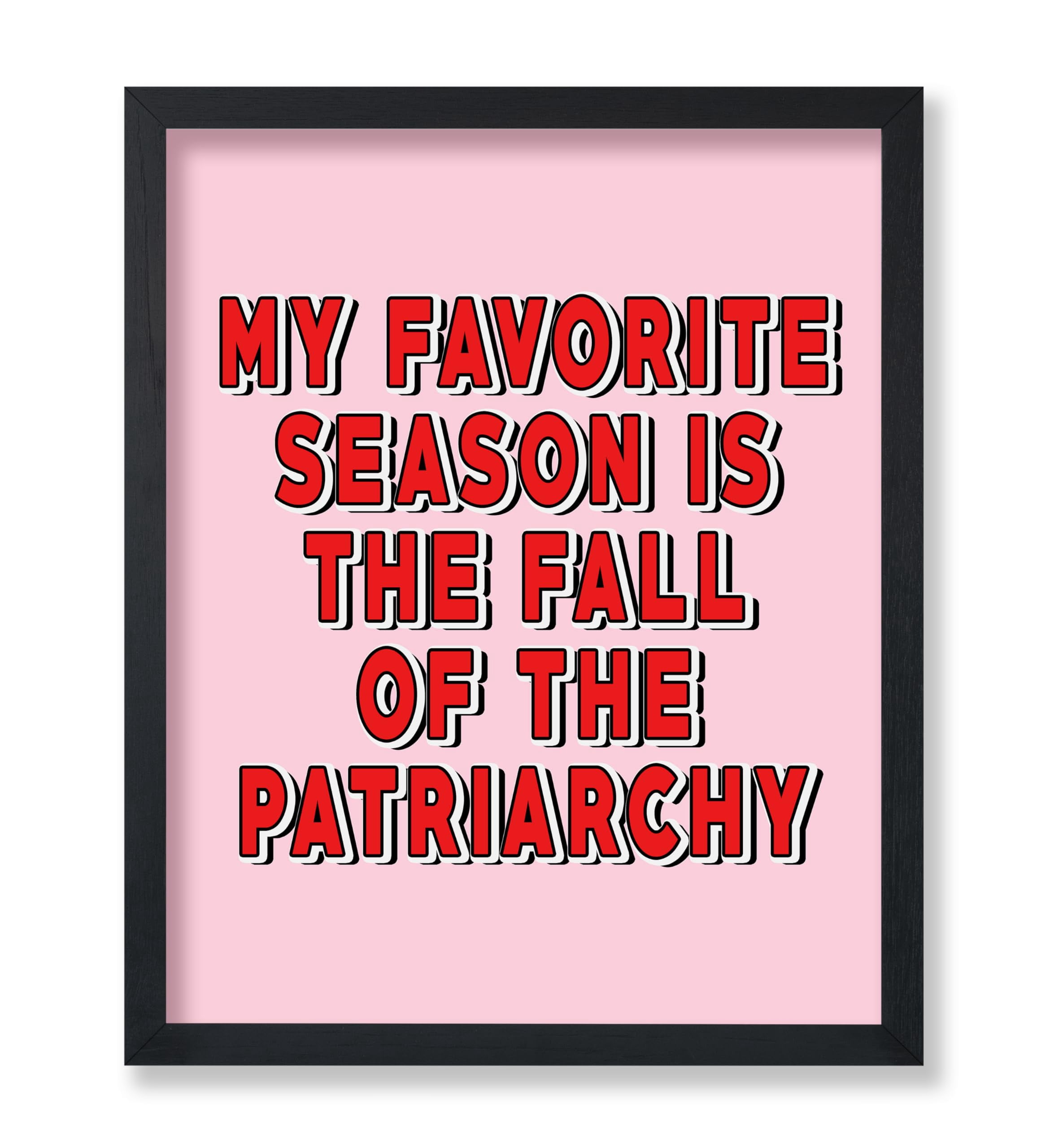 Poster Master The Fall Of Patriarchy Poster - Favorite Season Print ...