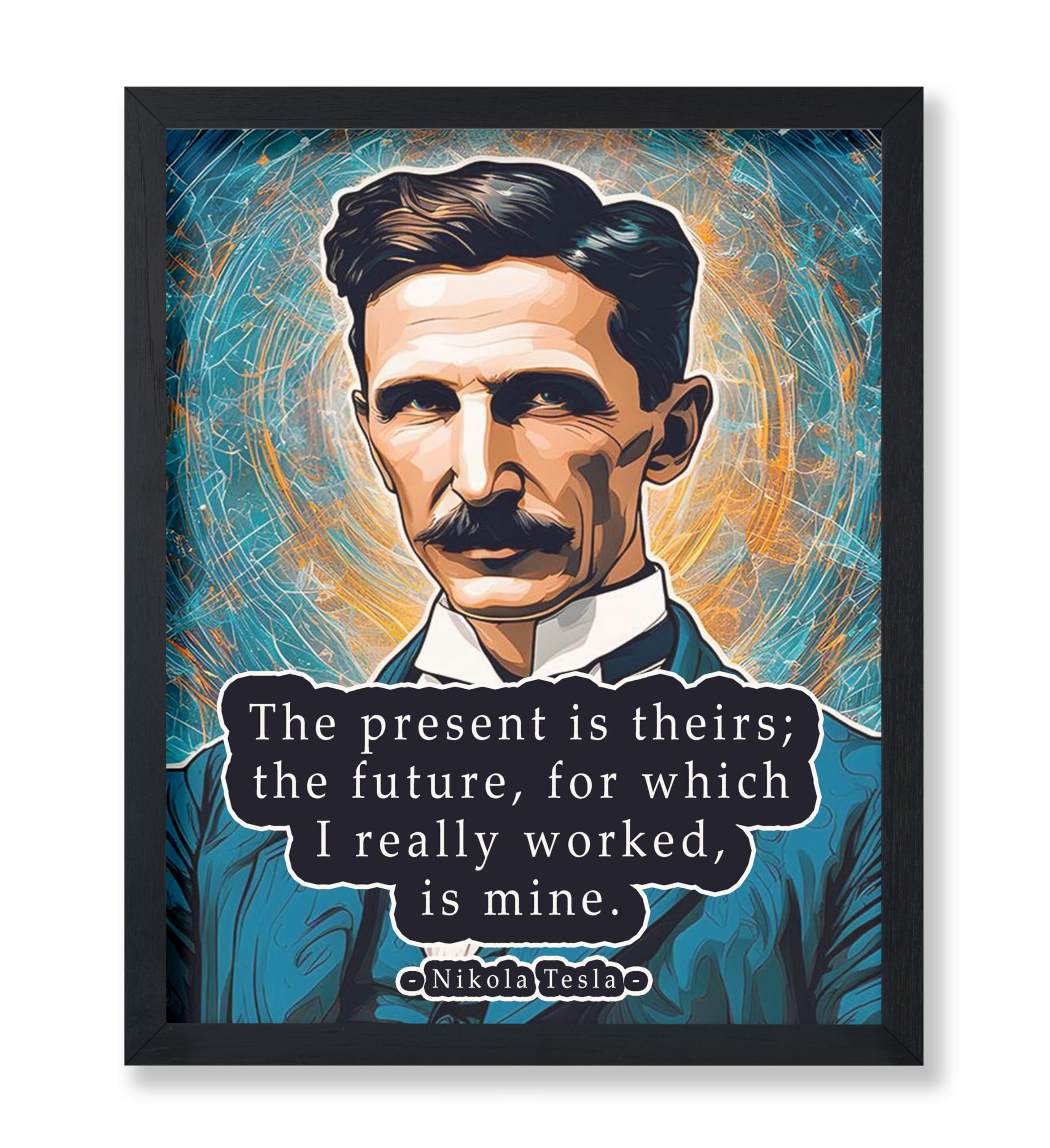 Poster Master The Future Is Mine Poster - Nikola Tesla Print ...