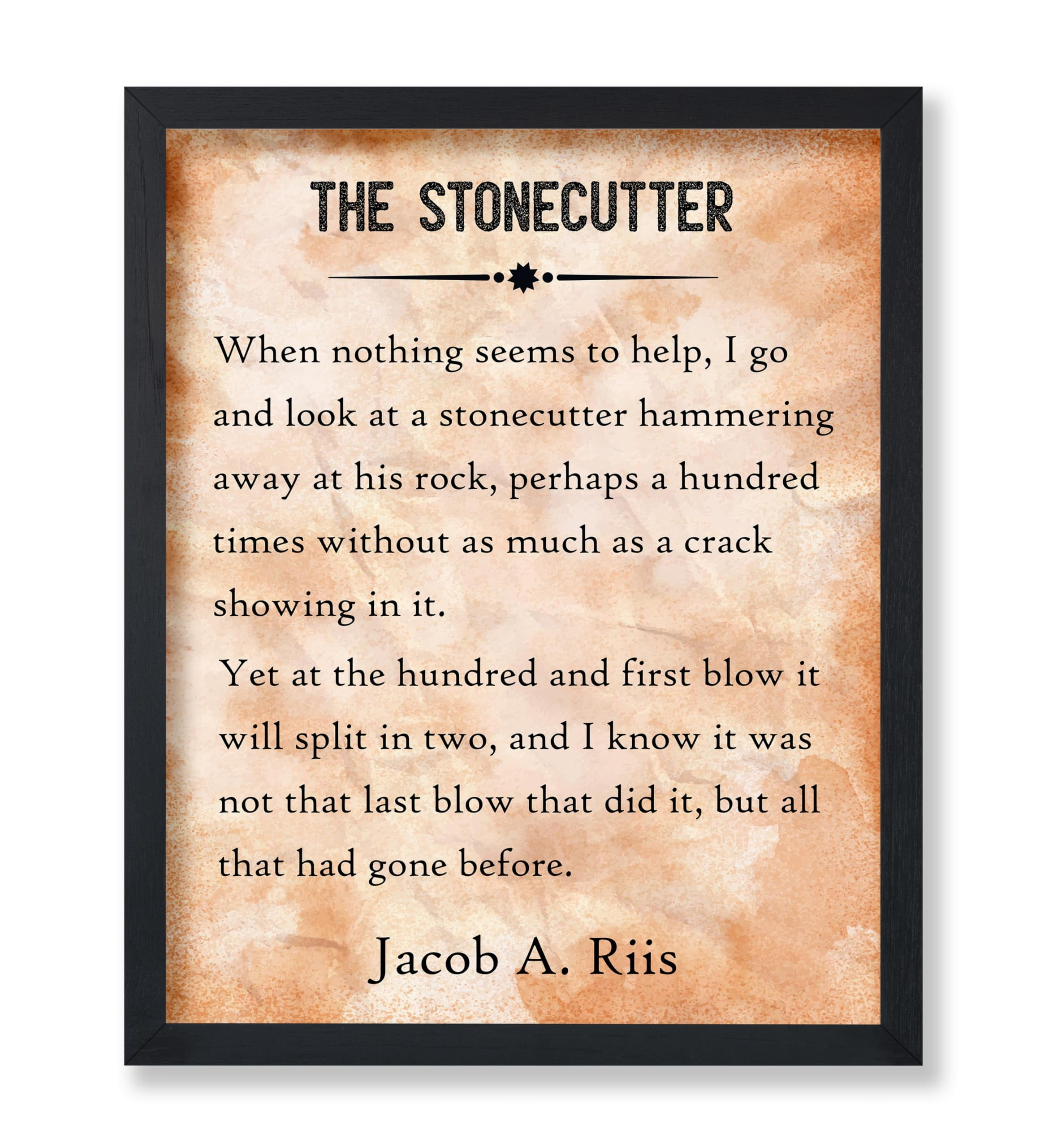 Poster Master The Stonecutter Poster - When Nothing Seems to Help Print ...