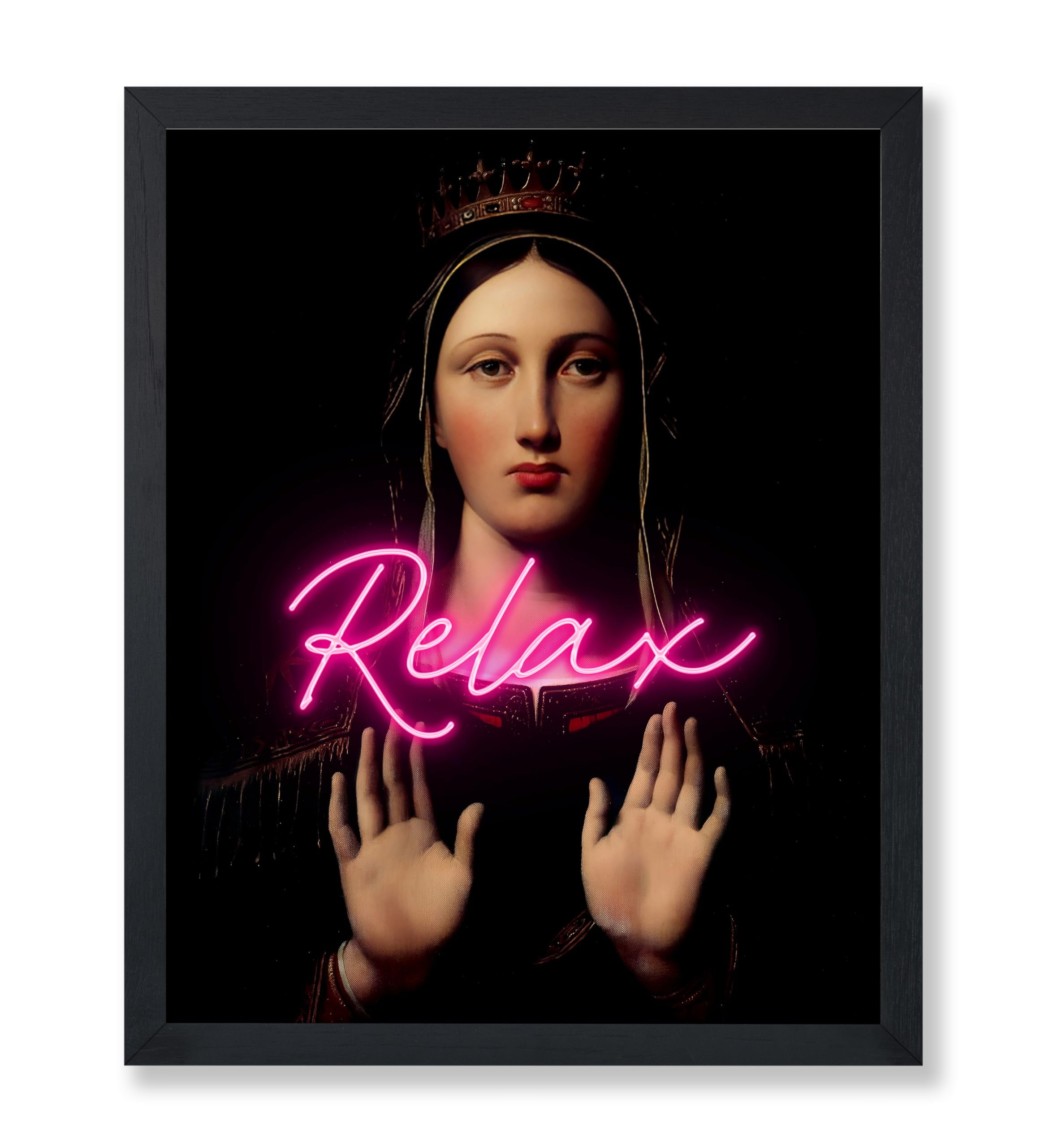 Poster Master The Virgin With The Crown Poster - Relax Print - Altered ...